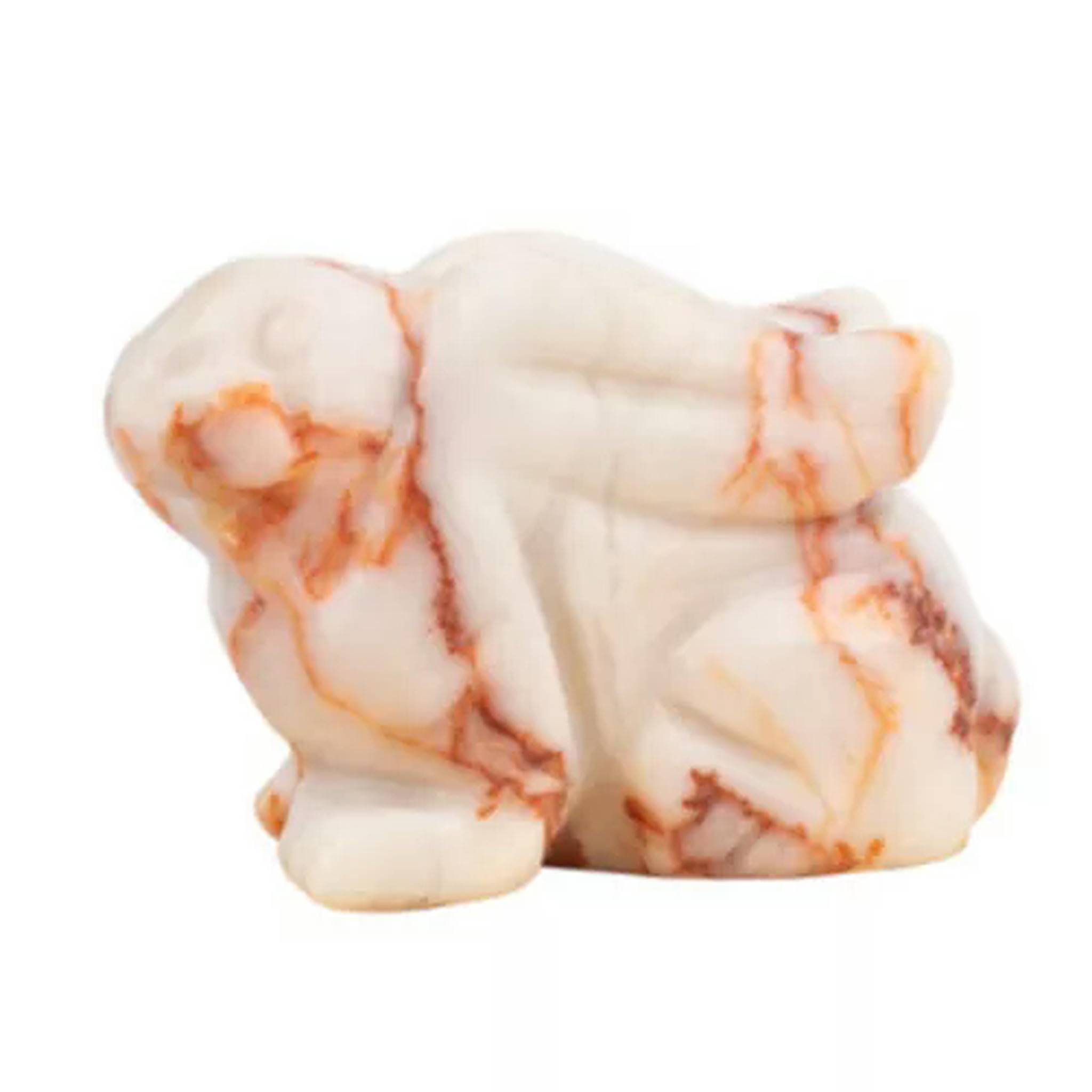 RSAMD Mini Rabbit 1.5" Natural Crystal Moon Quartz Bunny Stone Rock ...