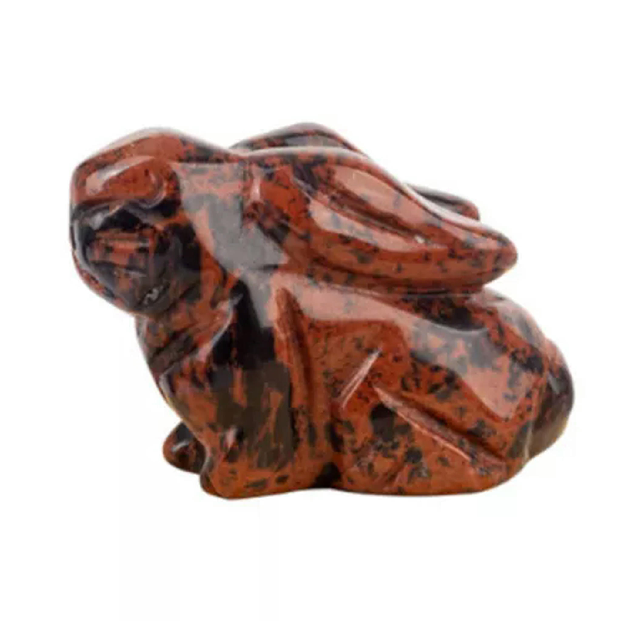 RSAMD Mini Rabbit 1.5" Natural Crystal Moon Quartz Bunny Stone Rock ...