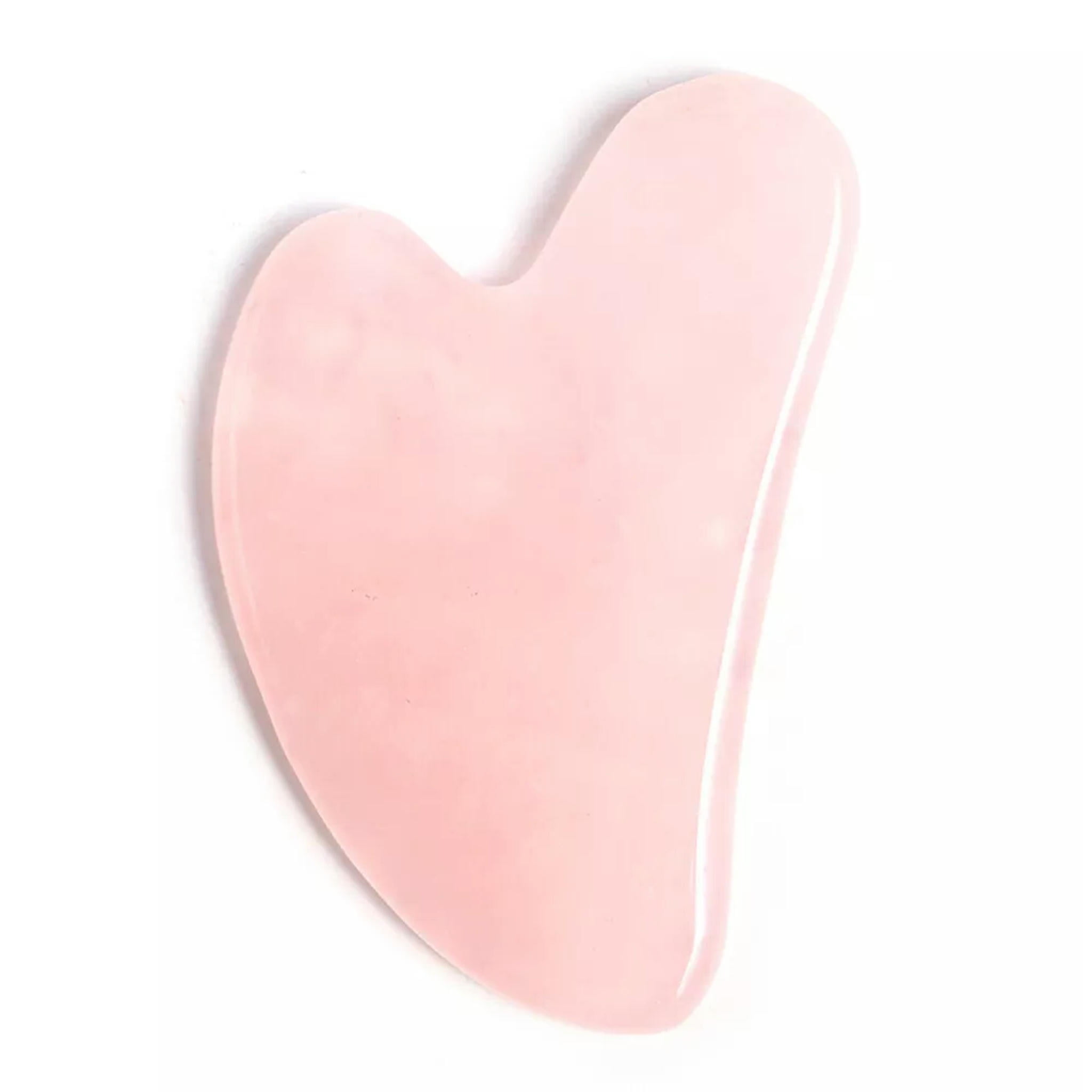 RSAMD Natural Rose Quartz Gua Sha Pink Jade Body Guasha Board Facial Massage Tool Neck - Walmart.com