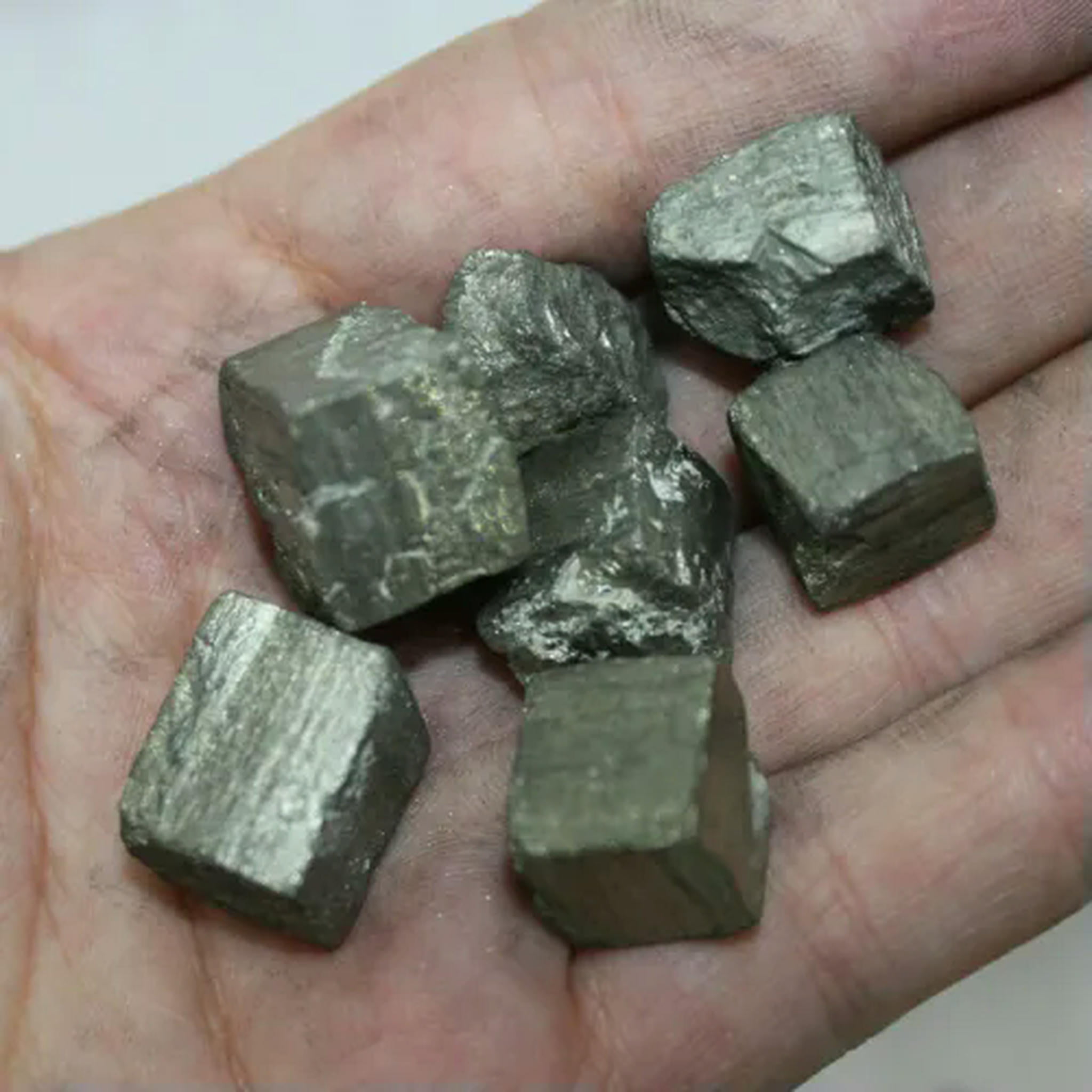 RSAMD Natural Rough Pyrite Mineral Crystal Chalcopyrite Block Stone ...