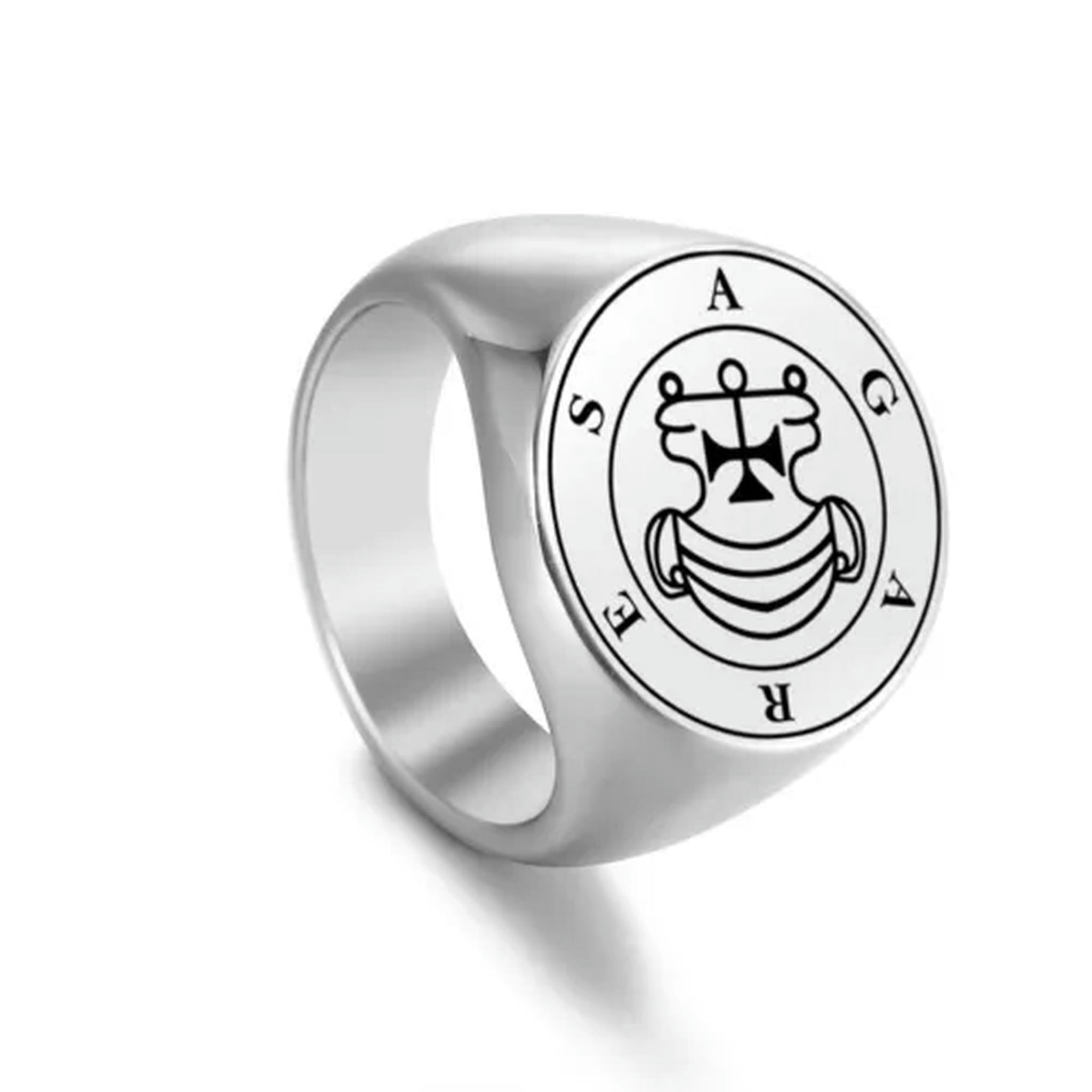 RSAMD The Seventy-Two Demons (1-36) Duke Prince Marquis Solomon Viking Rings-9-2.Duke Agares ...