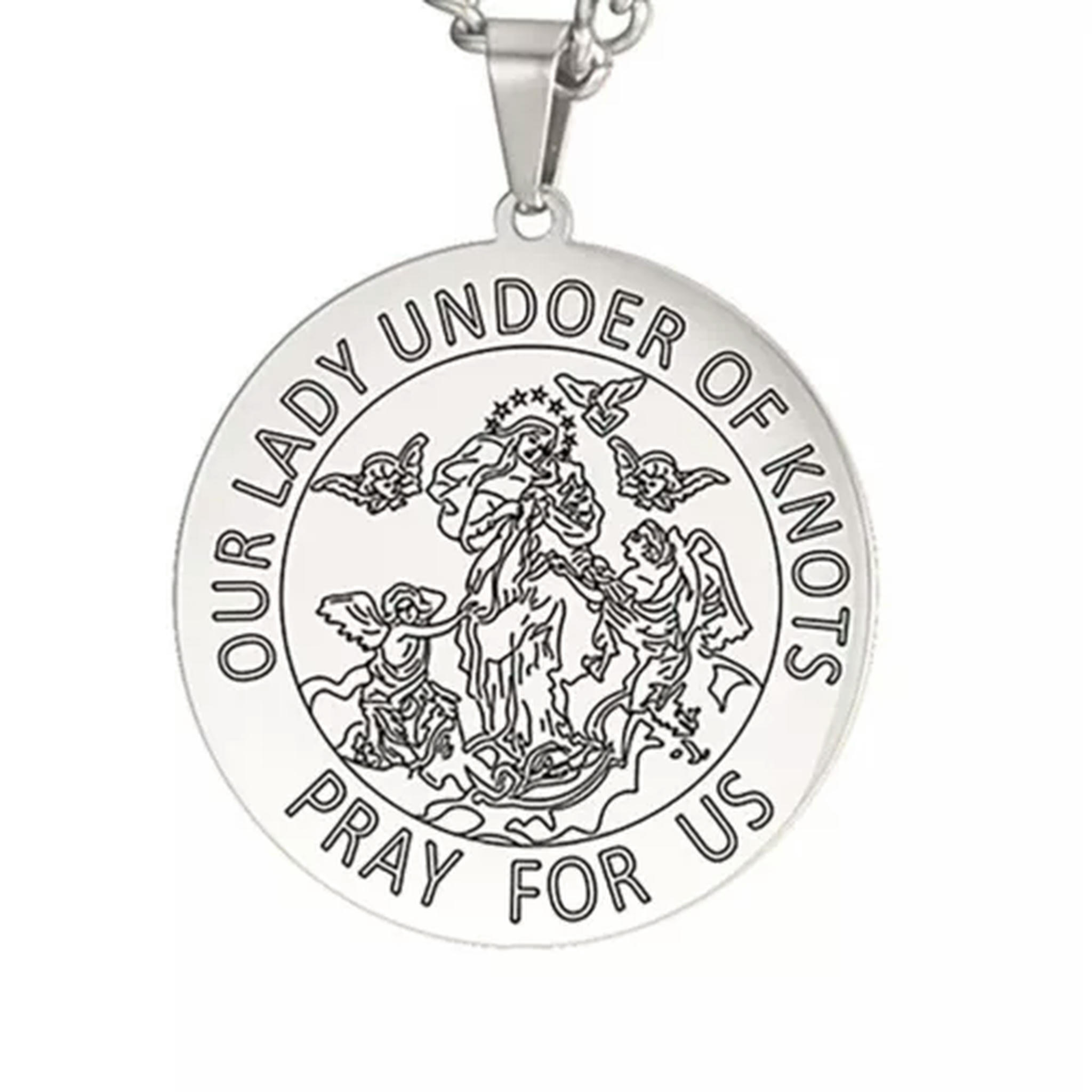 RSAMD Virgin Mary Lady of Perpetual Help Religious Medal Necklace ...