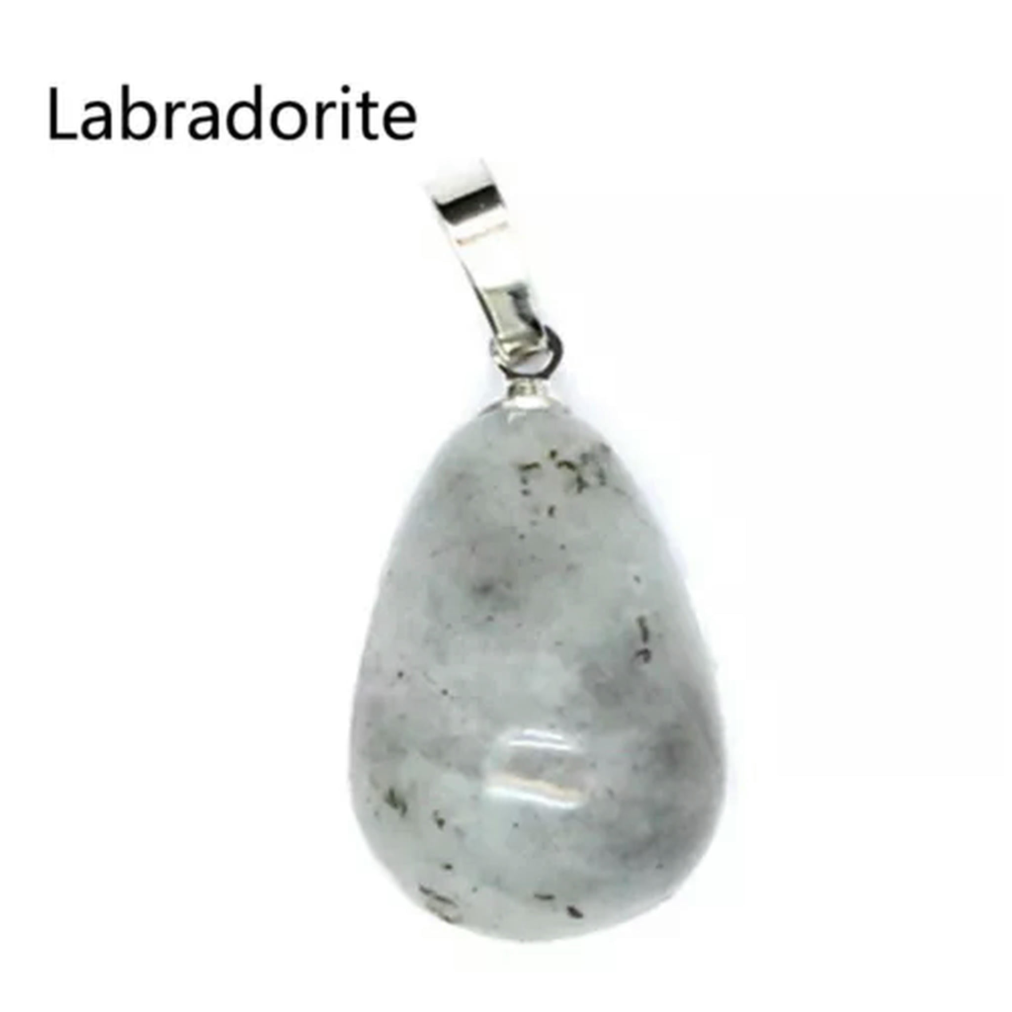 RSAMD Waterdrop Pendant Natural Gemstones Raindrop Reiki Chakra Beads ...