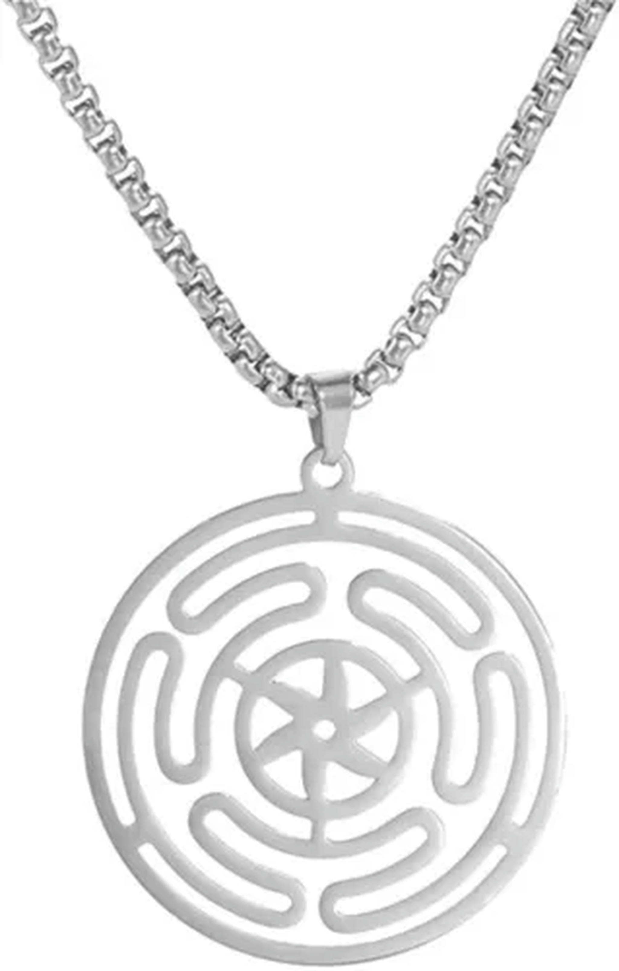 RSAMD Wheel of Hekate Goddess Hekate Strophalos Pagan Wicca Pendant ...