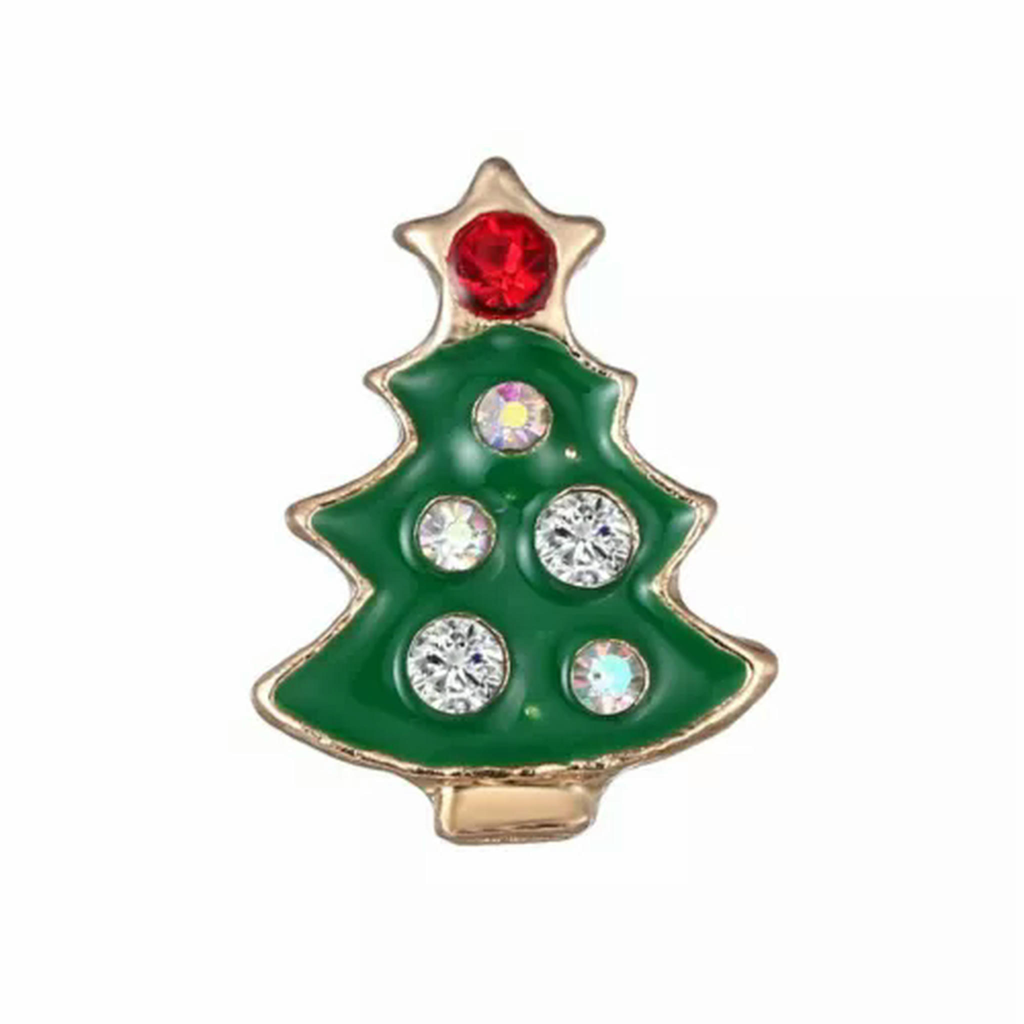 RSAMD Wholesale Christmas Tree Santa Claus Snowman Brooch Pin Corsage ...