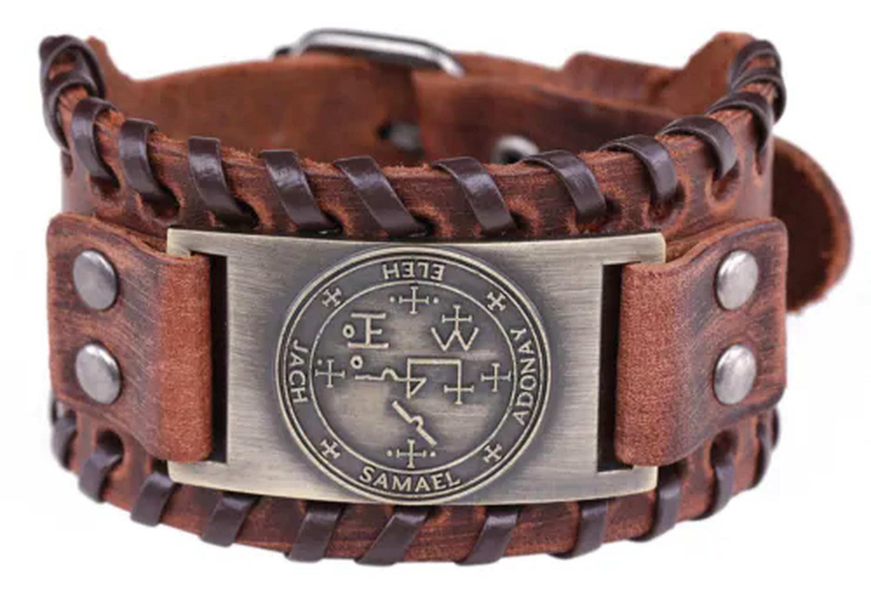 RSAMD Wicca Amulet Key of Solomon The Sigil of Archangel Samael Brown ...