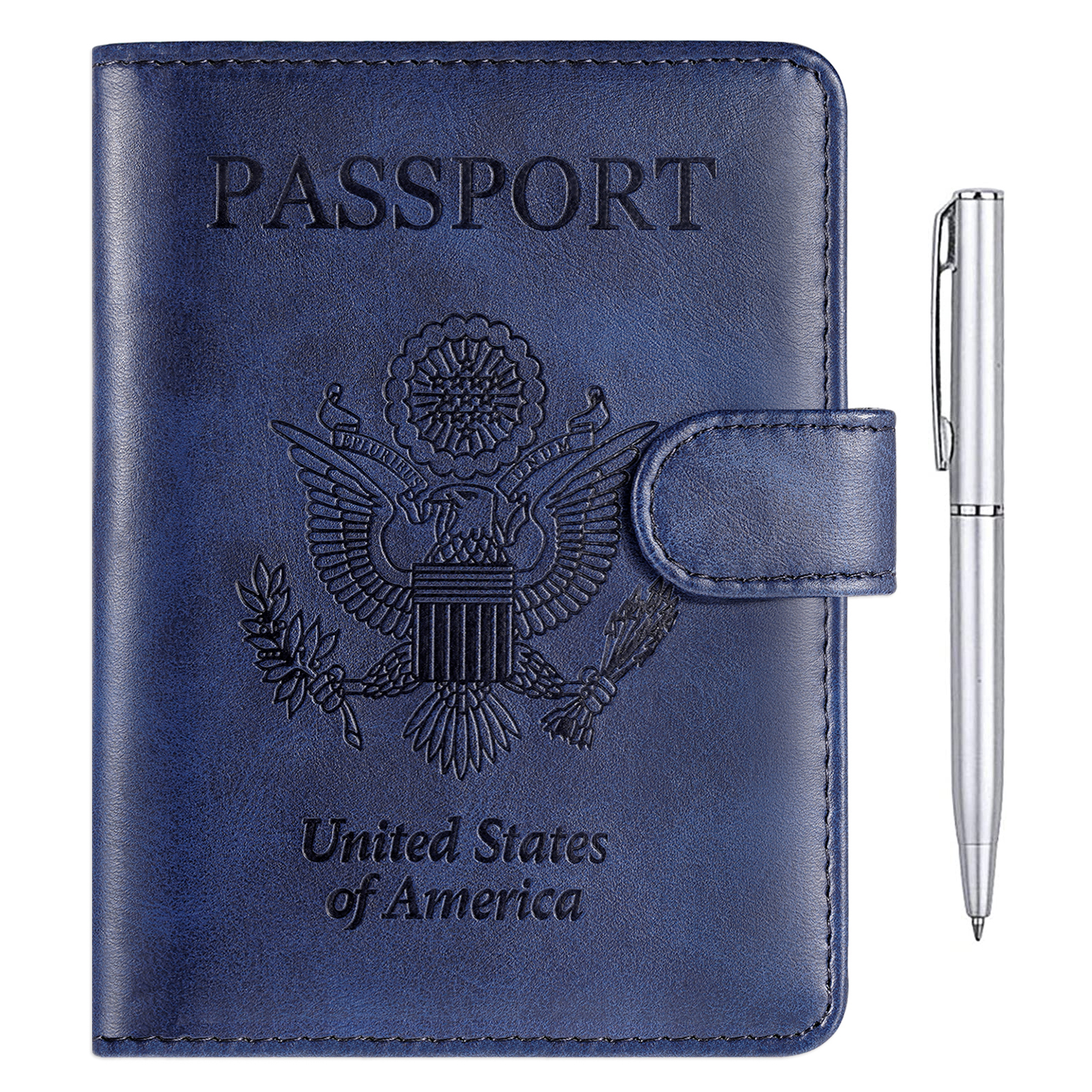 RSAquar Passport Holder for Women and Men, Premium PU Leather Travel ...