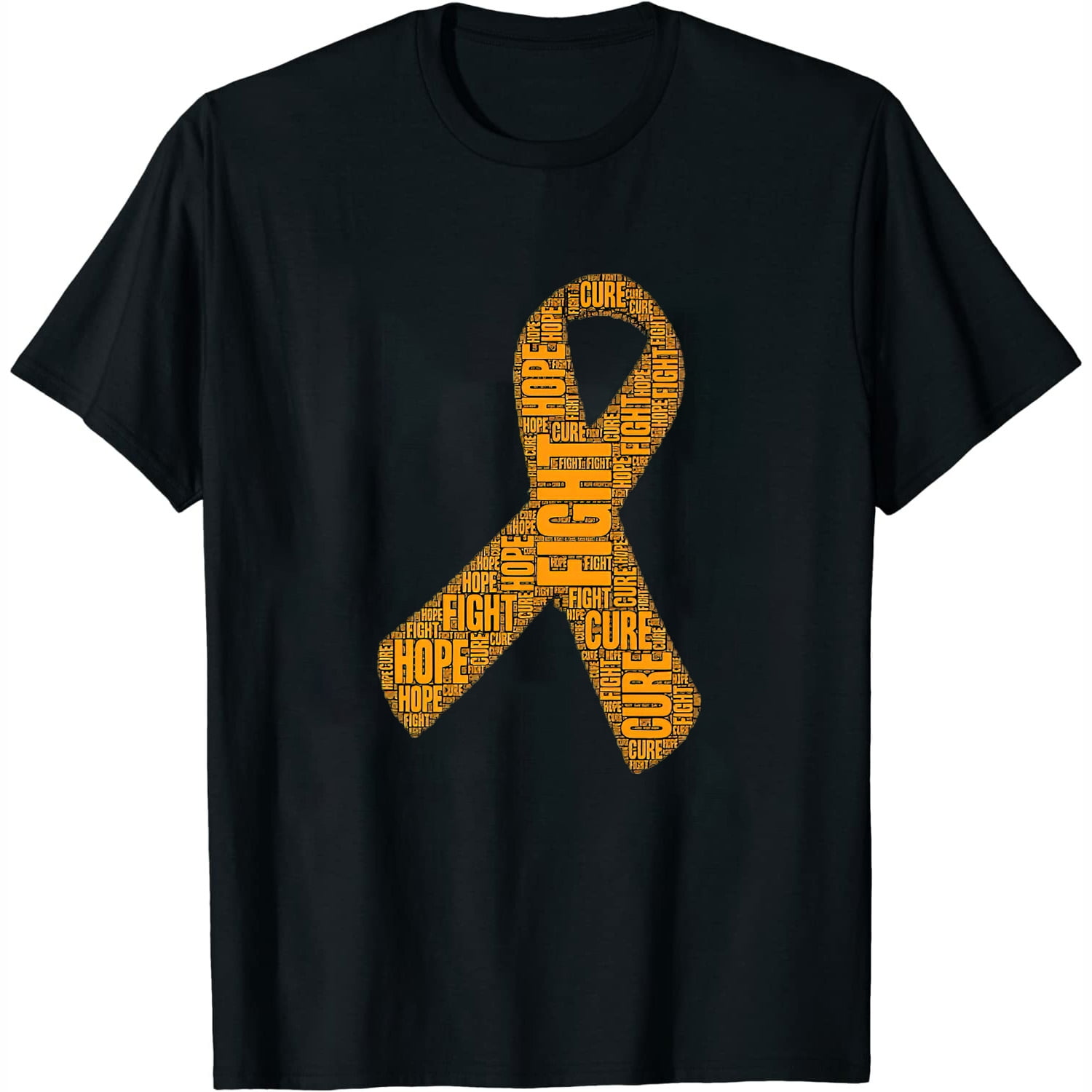 RSD CRPS Awareness Month orange ribbon fight Womens T-Shirt Black ...