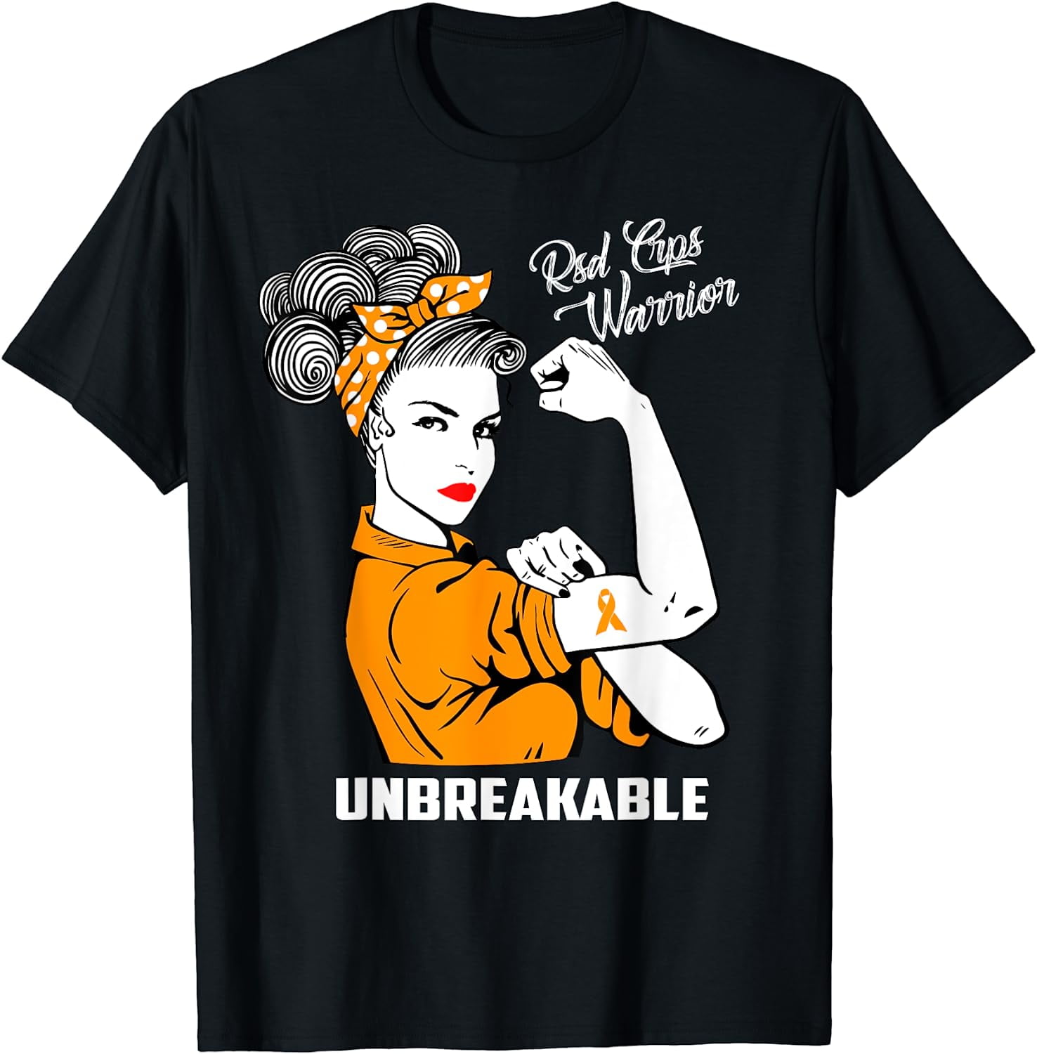 RSD CRPS Warrior Unbreakable T-Shirt RSD CRPS Awareness Gift - Walmart.com