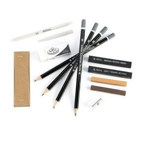Royal Essentials 21pc Artist Sketching Set - Art Supplies Kit - Walmart.com