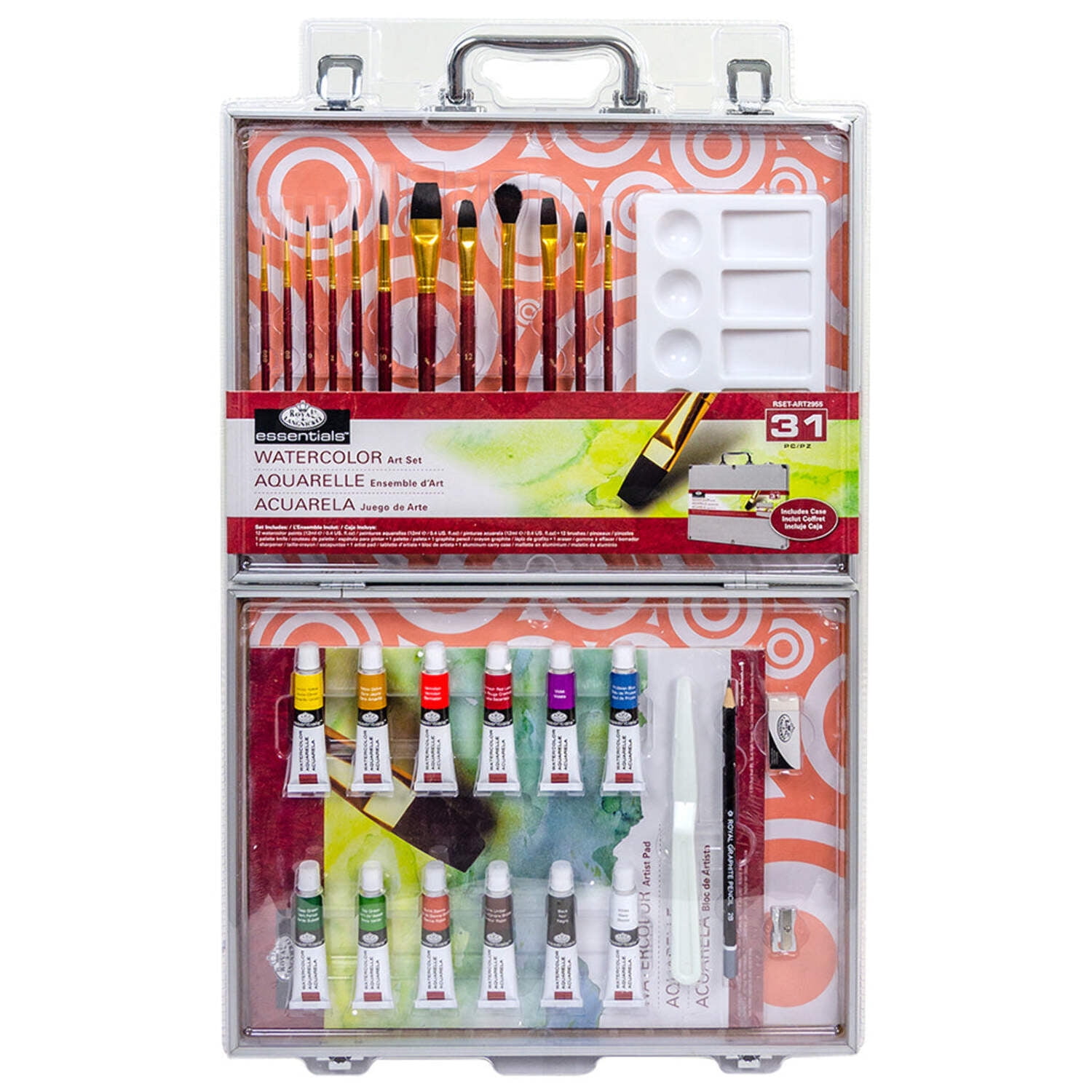 Royal & Langnickel Essentials™ 31pc Watercolor Art Set - Walmart.com