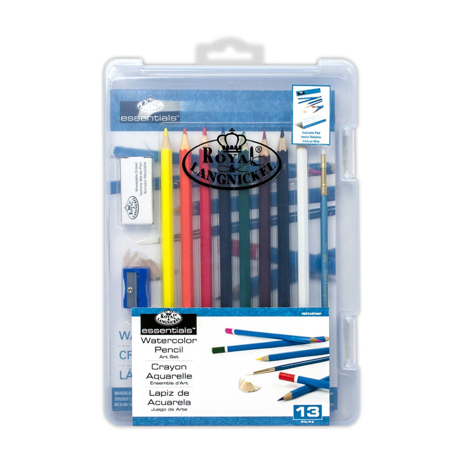 Royal & Langnickel Watercolor Pencil Art Set - 13pc - Walmart.com