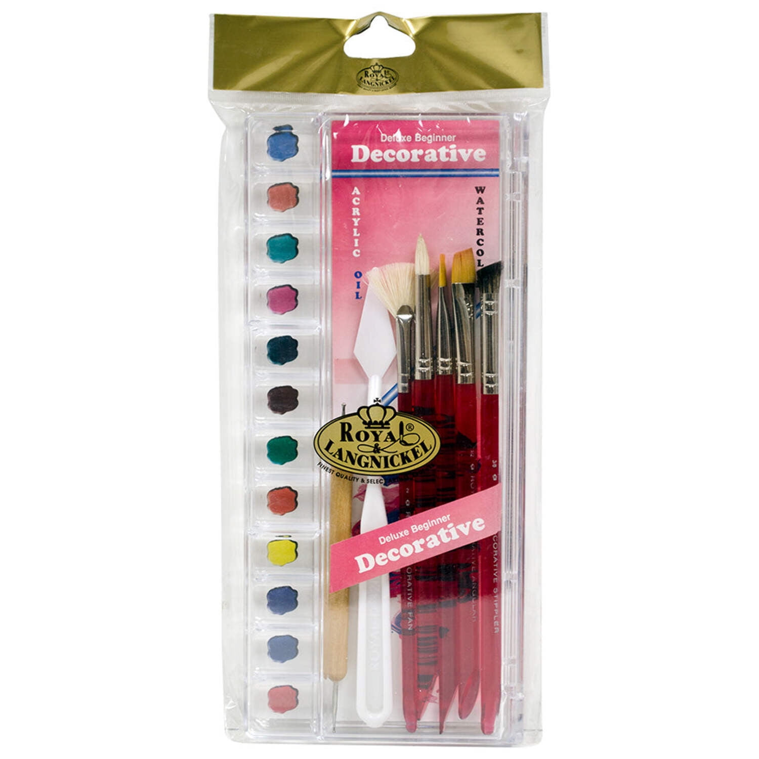 RSET-DEC1000 | 9pc Deluxe Beginner Decorative Art Set - Walmart.com