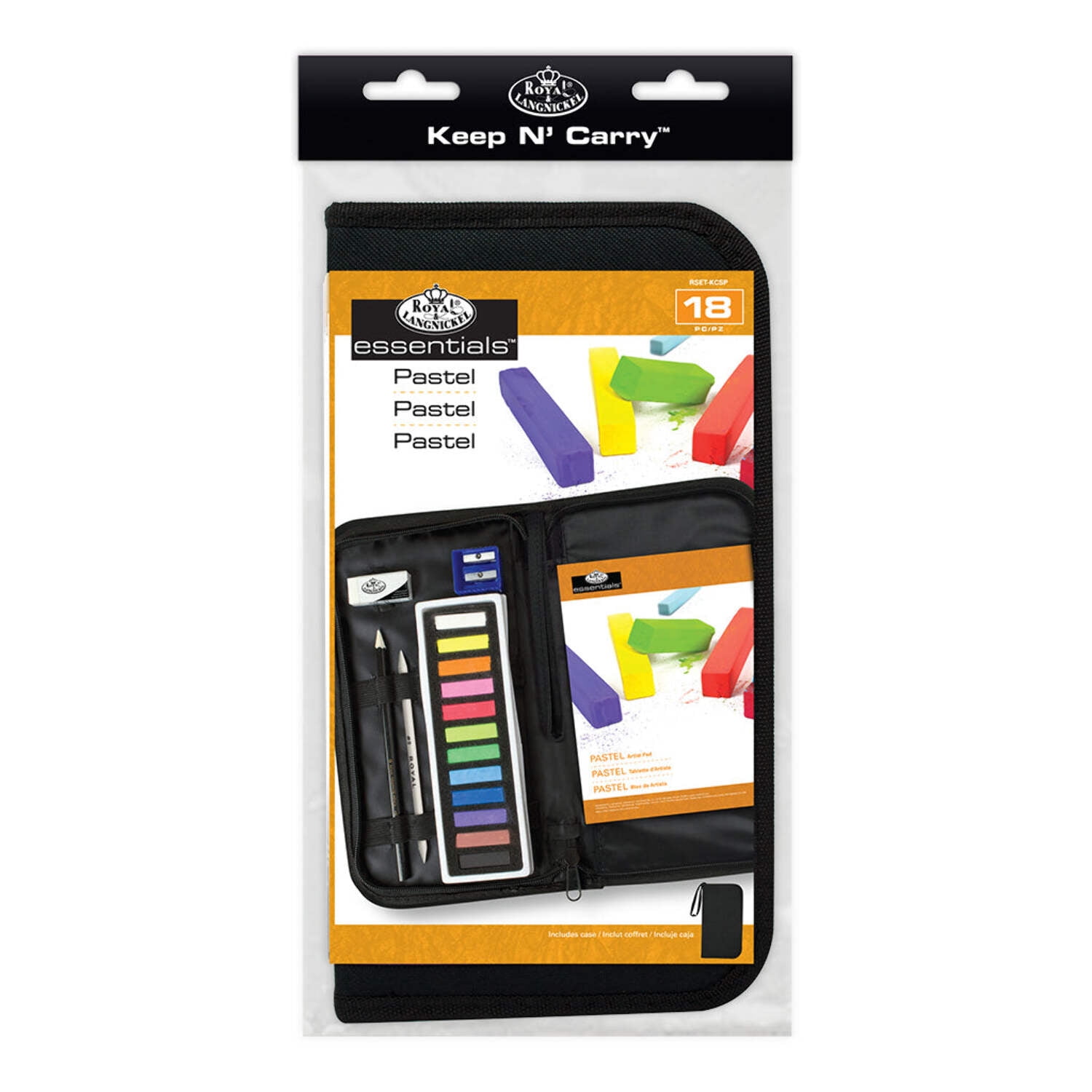 Royal & Langnickel Essentials™ 18pc Soft Pastel Keep N' Carry Travel ...