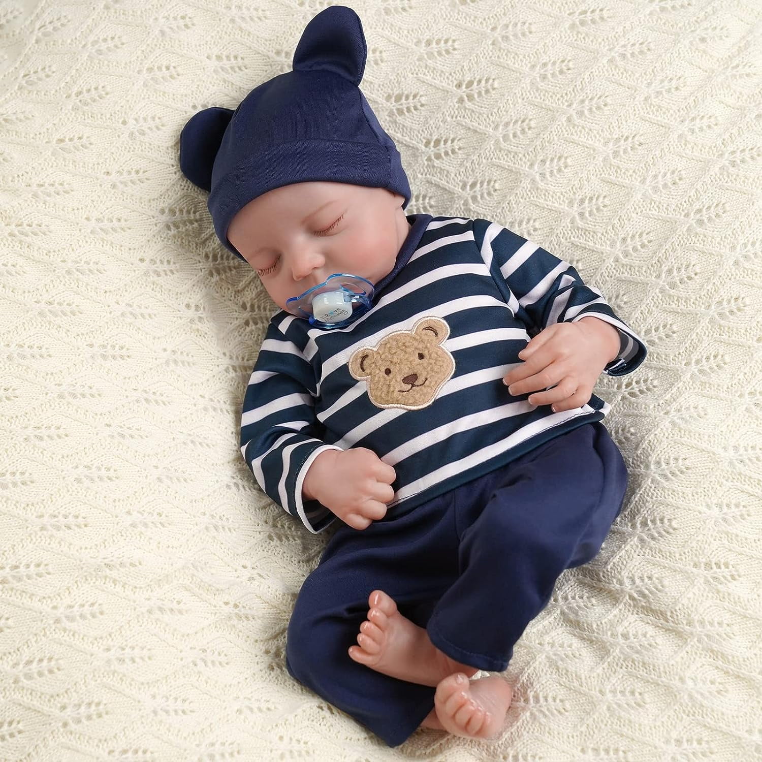 RSG 17-Inch Lifelike Reborn Baby Dolls Boys - Real Baby Feeling ...