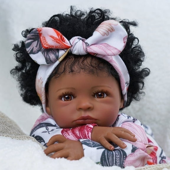 RSG Lifelike Reborn Baby Dolls 17 Inch Newborn Baby Dolls African ...
