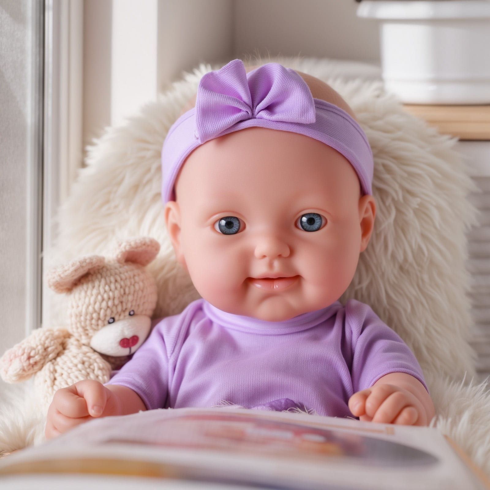 Rsgdolls 8" Soft Body Baby Doll With Romper, Washable Doll Accessories ...