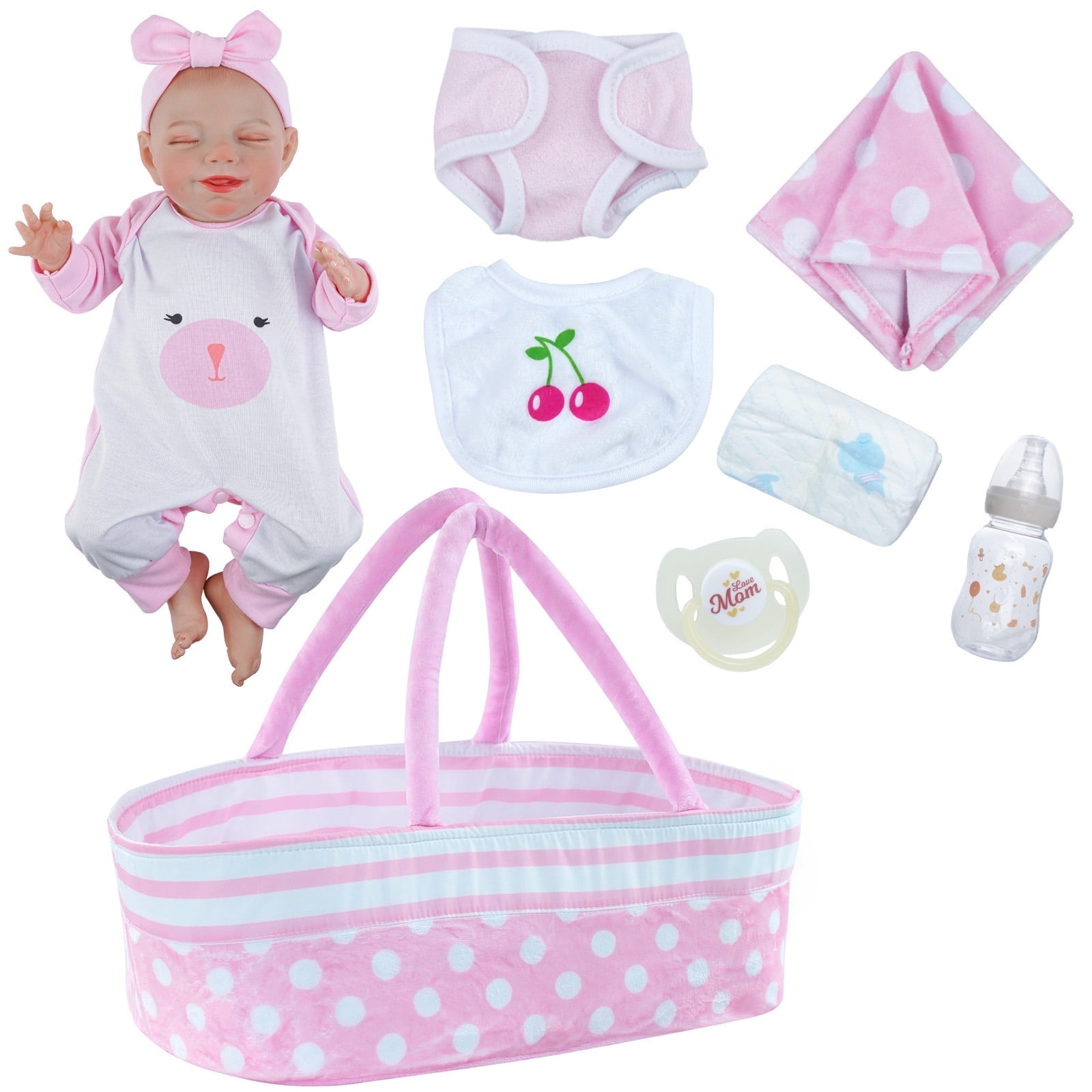 RSG Lifelike Reborn Baby Dolls - 20-Inch Sweet Smile Real Life Newborn ...