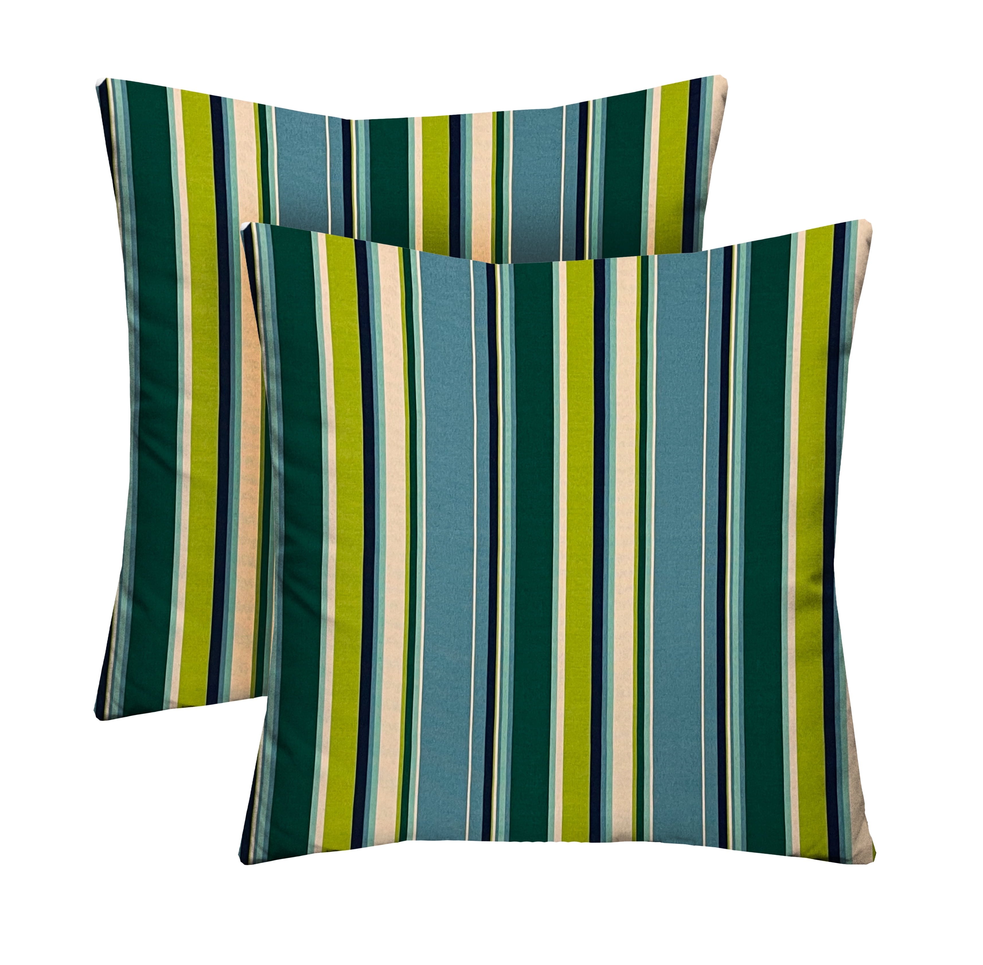 RSH Decor: 2 Square Throw Pillows | 24" x 24" | All-Weather Spun Fabric ...