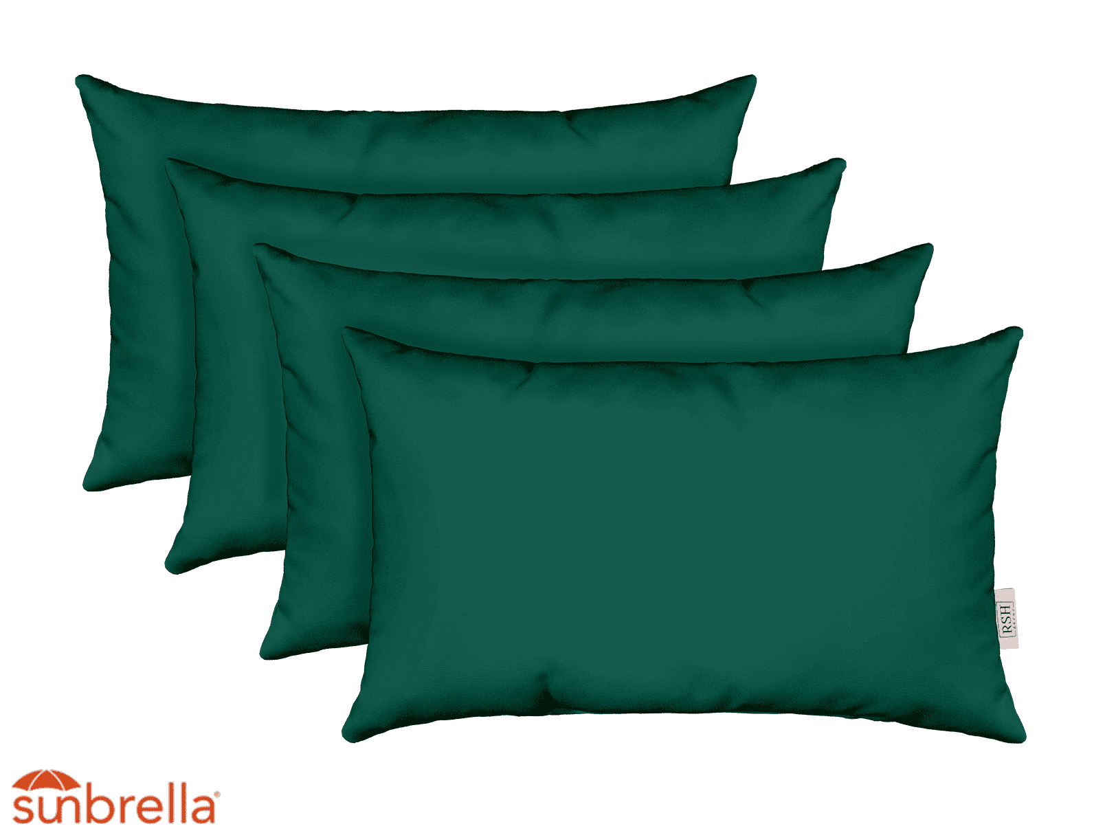 RSH Decor: 4 Lumbar Support Pillows Made with Sunbrella Performance ...