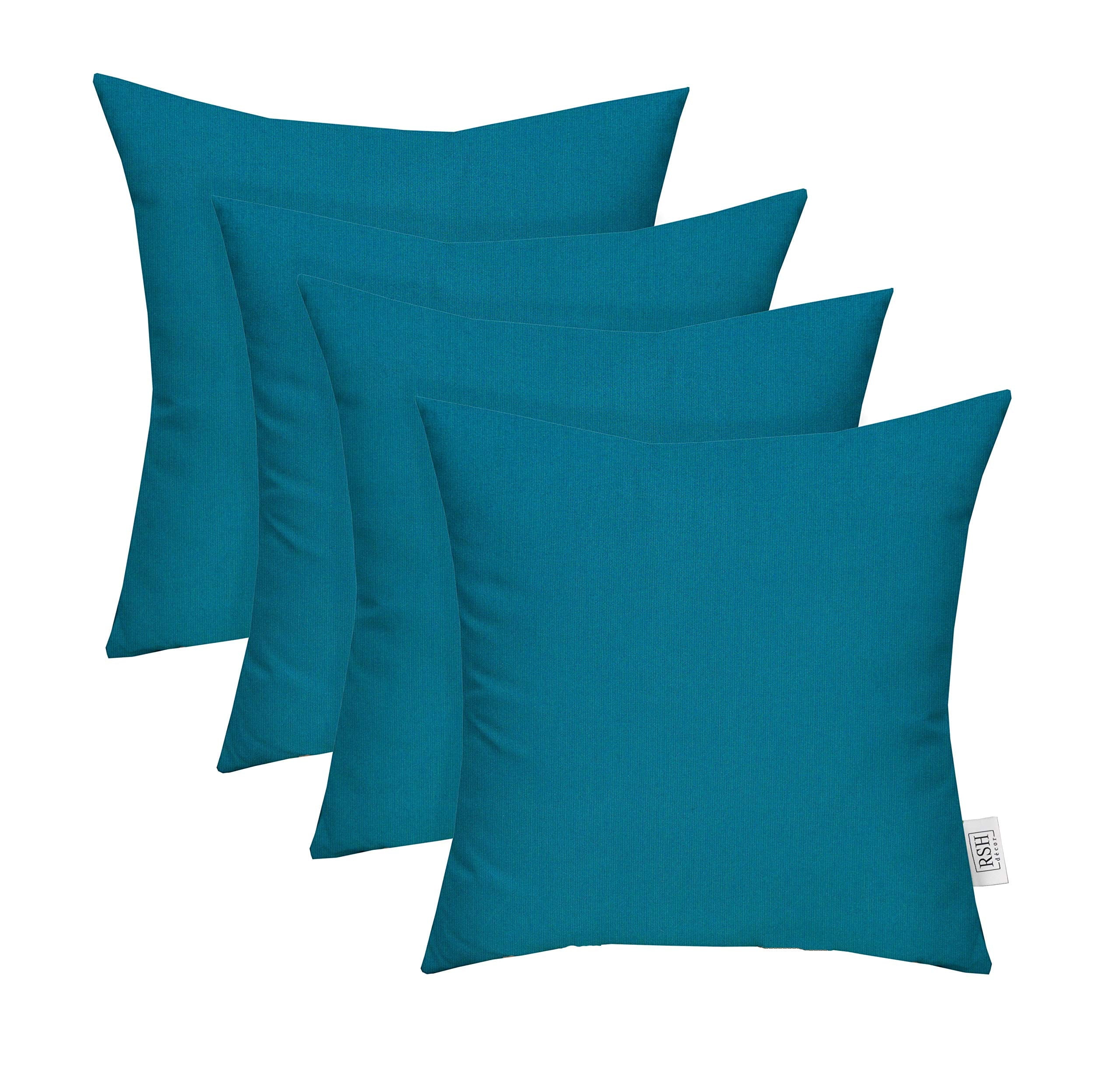 RSH Decor: 4 Square Accent Pillows Made with Sunbrella Performance ...