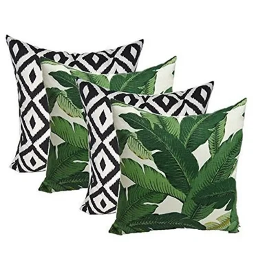 "RSH Decor Outdoor 4 Square Throw Pillows | 20"" x 20"" | All-Weather ...