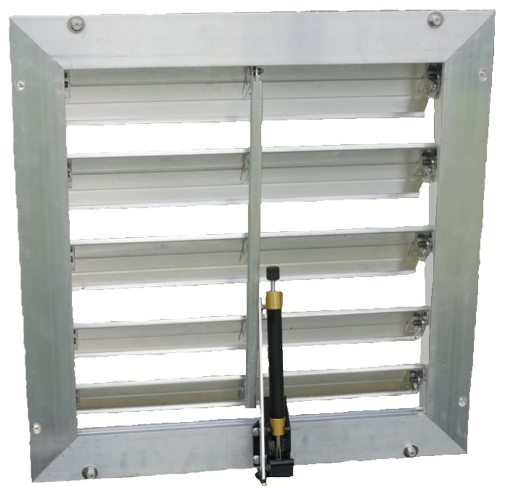 RSI 18inch Louver Wall Mounted Window with solar powered opener ...