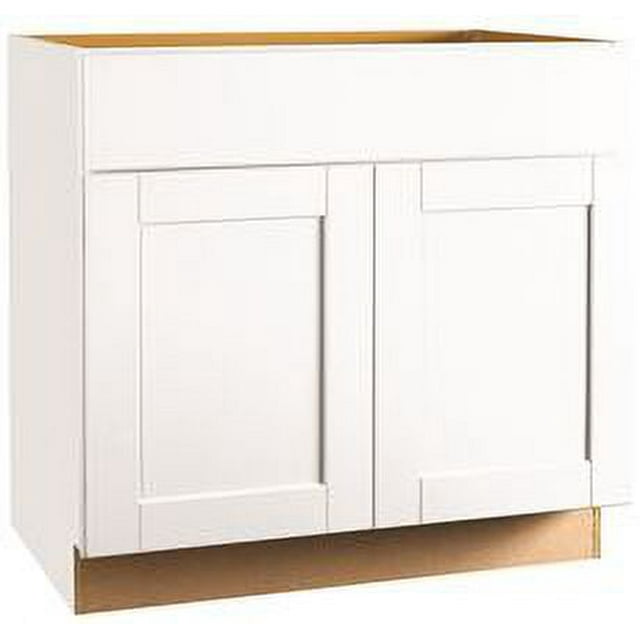 RSI HOME PRODUCTS ANDOVER SHAKER SINK BASE CABINET, WHITE, 36 IN ...