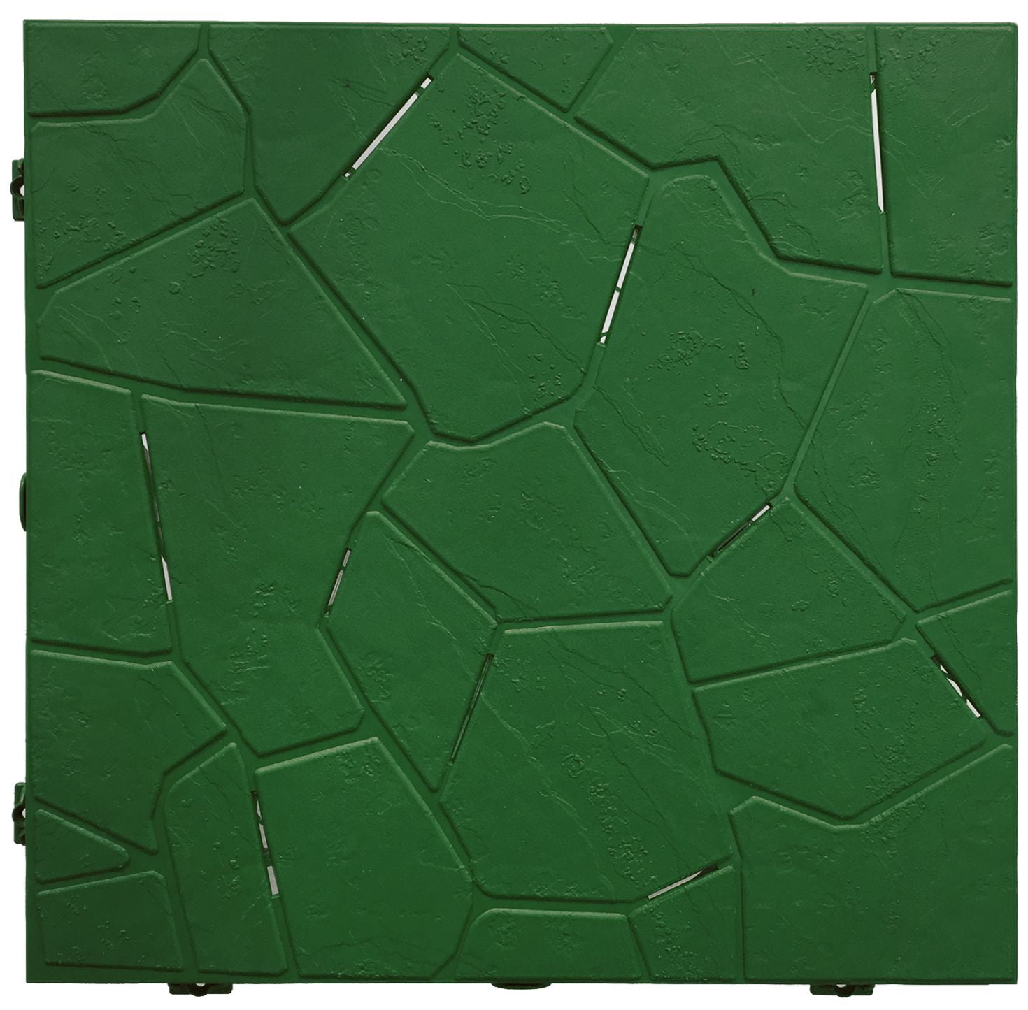 RSI-Snaptile Pack of 4 Green 15In x 15In Interlocking Floor Tile ...