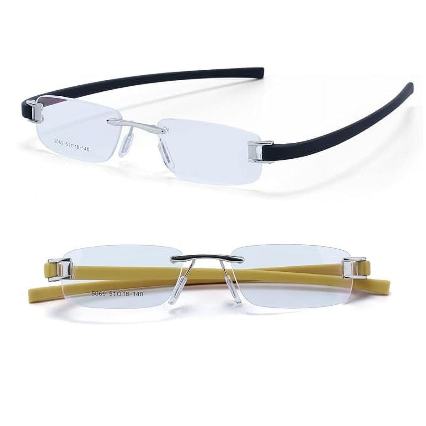 RSINC Combo Tag Rimless Frame Eyeglass Spectacle For Men And Women ...