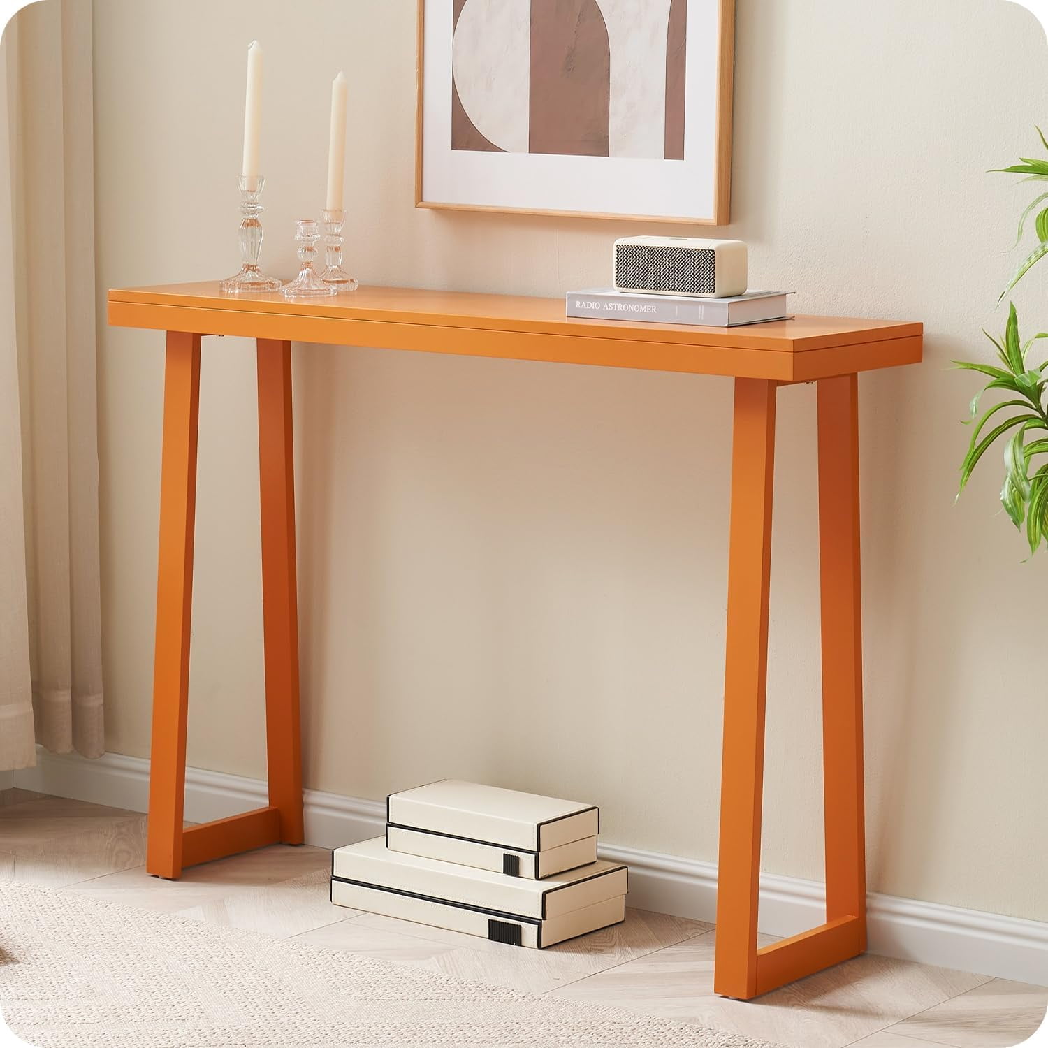 RSJH 36-Inch Console Entryway Table, Narrow Sofa Table for Behind Couch ...