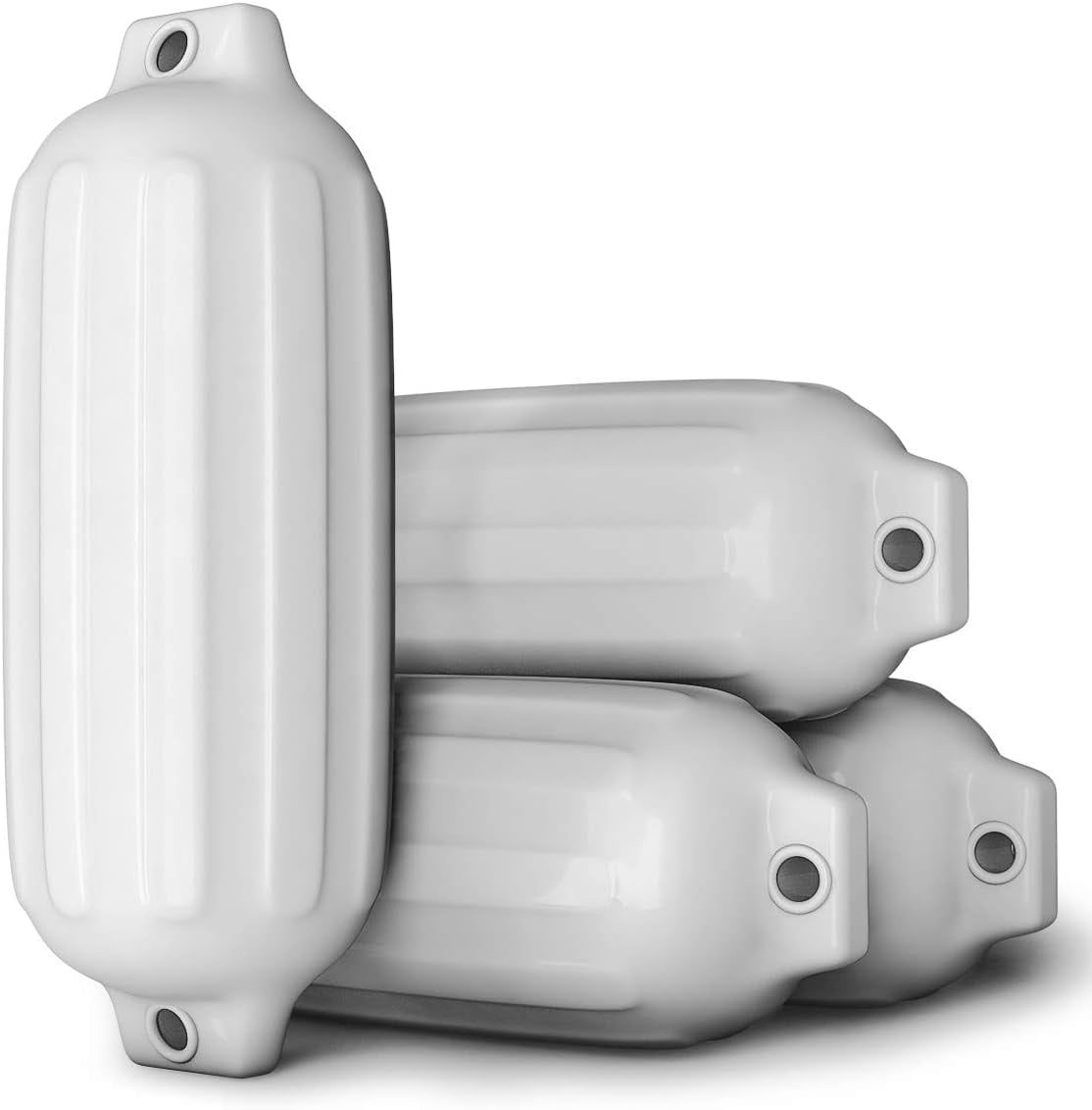 RSJH Boat Fenders 4 Pack, 3mm Thick UV-Resistant Pontoon Boat Bumper ...