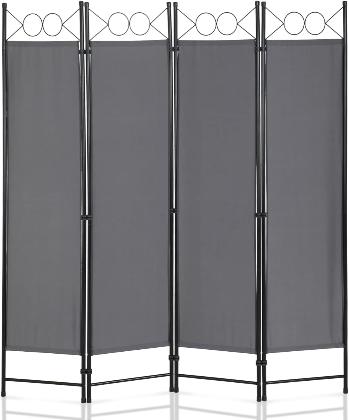 RSJH Room Dividers and Folding Privacy Screens, 4 Panel 68 Inch Tall ...