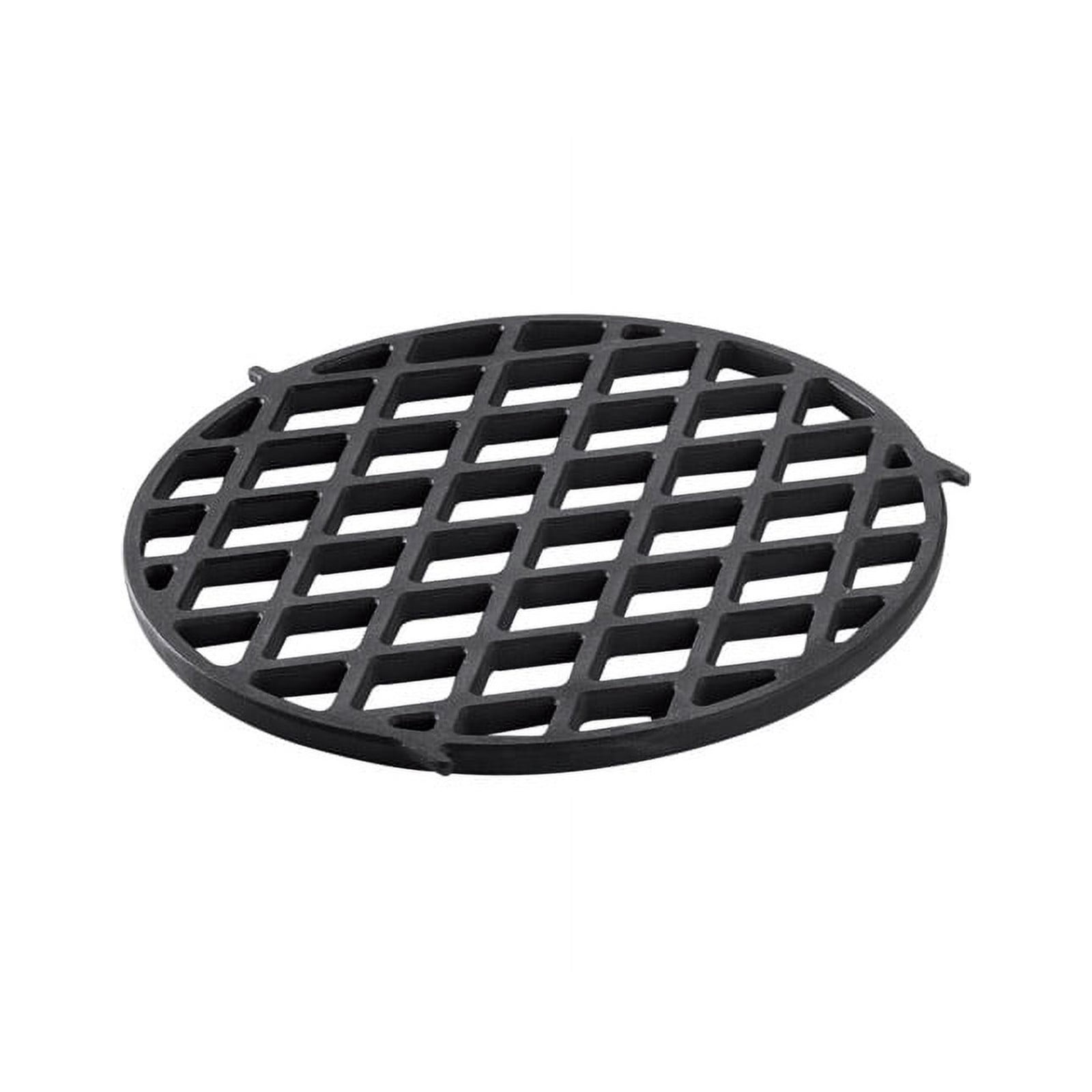 RSKK Gourmet Barbecue Grill with Angular Hole Round Mesh Grate Enamel ...