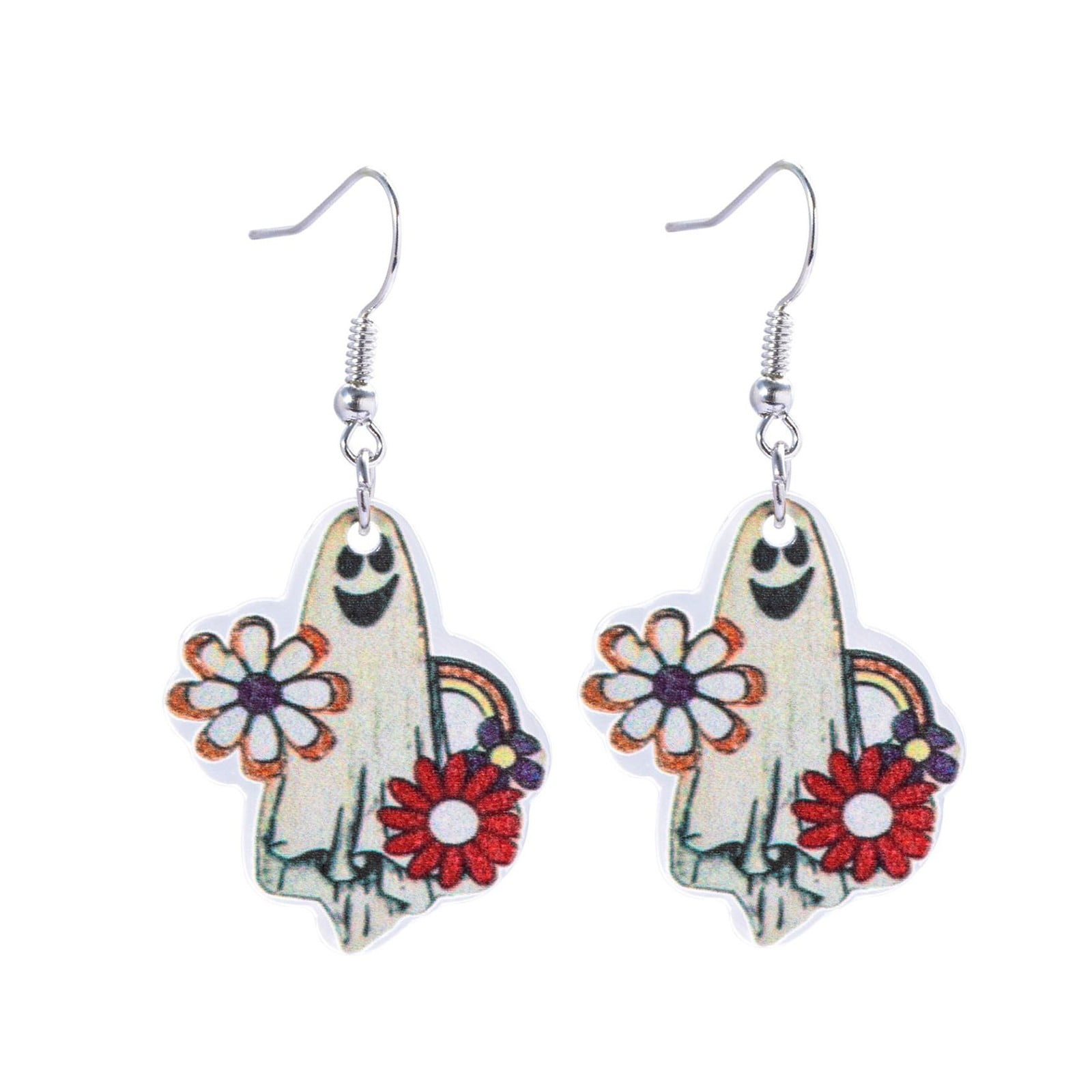 RSKK Halloween Black Cat Skeleton Cat Ear Hook Halloween Earrings for ...