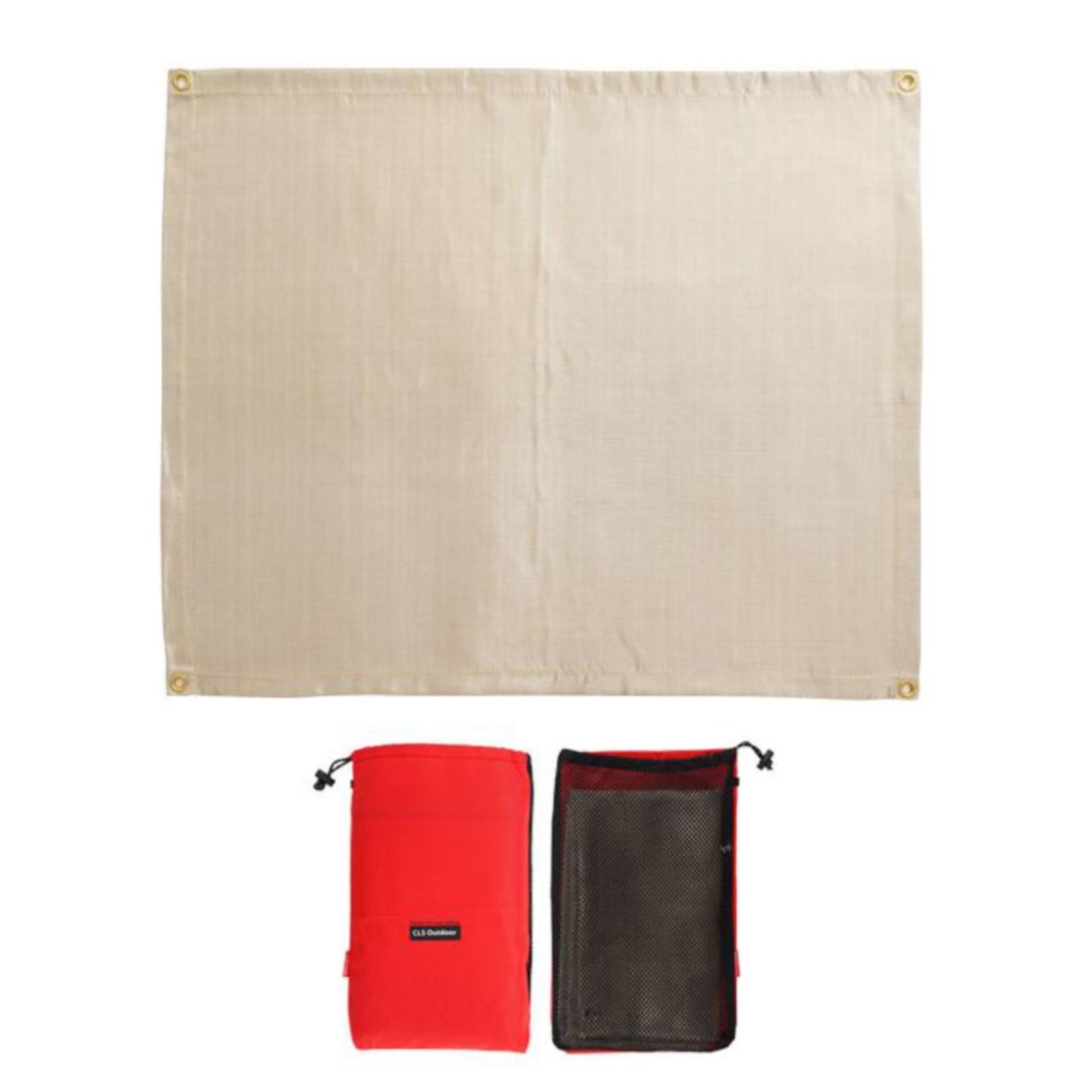 RSKK Outdoor Fireproof BBQ Mat, Heatproof Insulation Pad, Flame ...