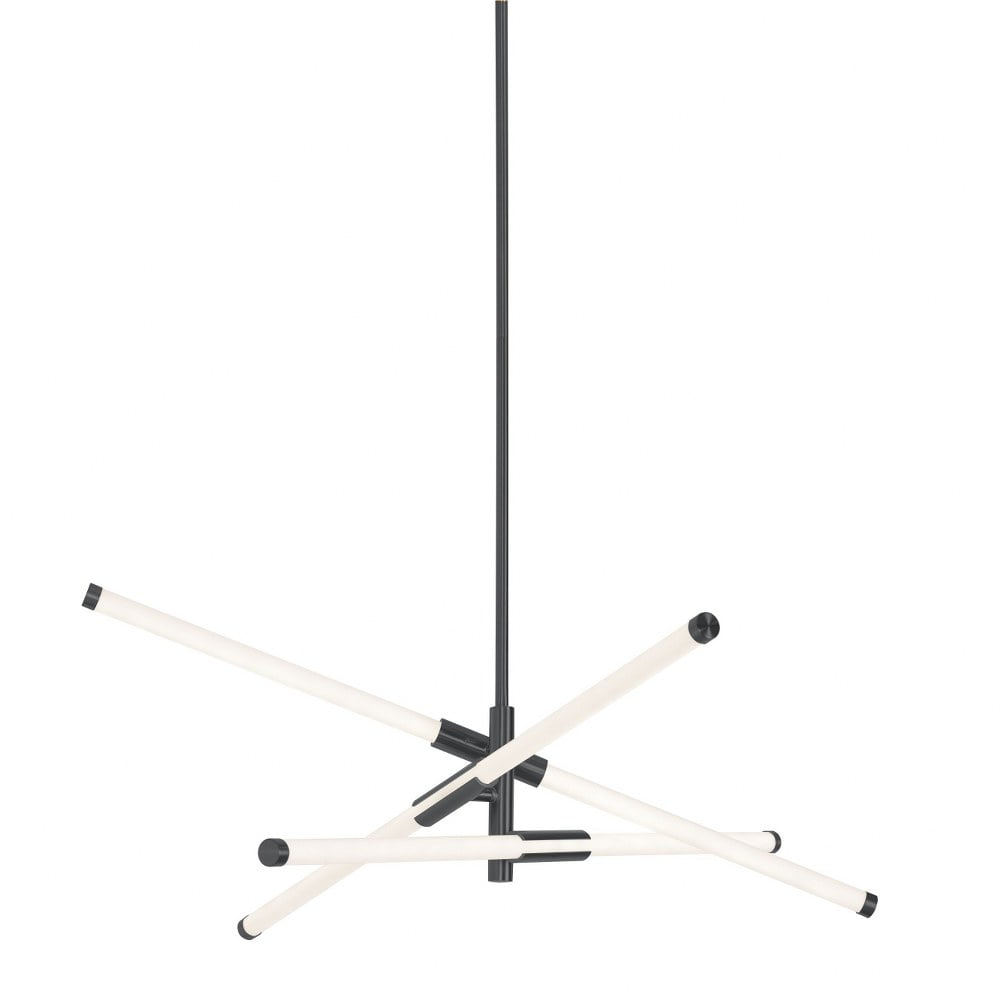 RSKP30L30D1BK-AFX-Rusnak - 12W LED Pendant In Contemporary Style-6.75 Inches Tall and 30 Inches ...