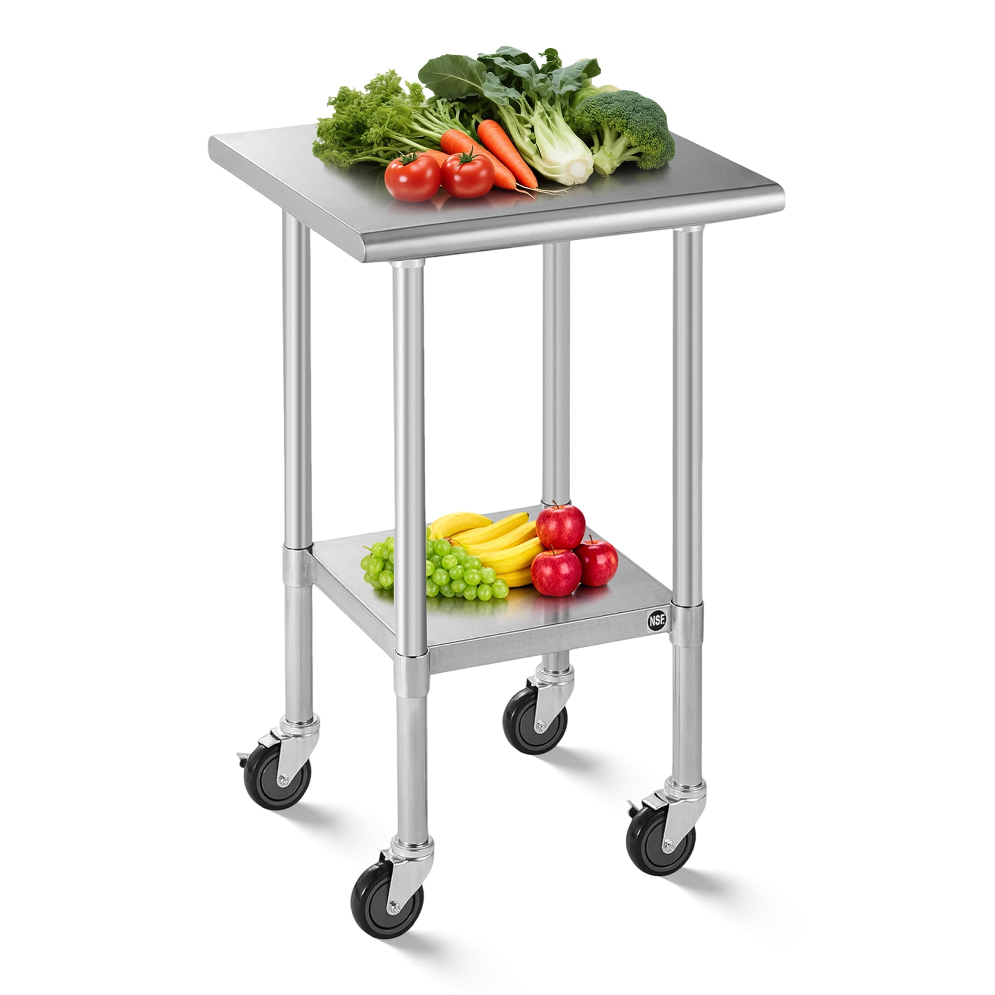 RSN Trend Stainless Steel Table for Prep & Work 24 x 24 Inches with ...