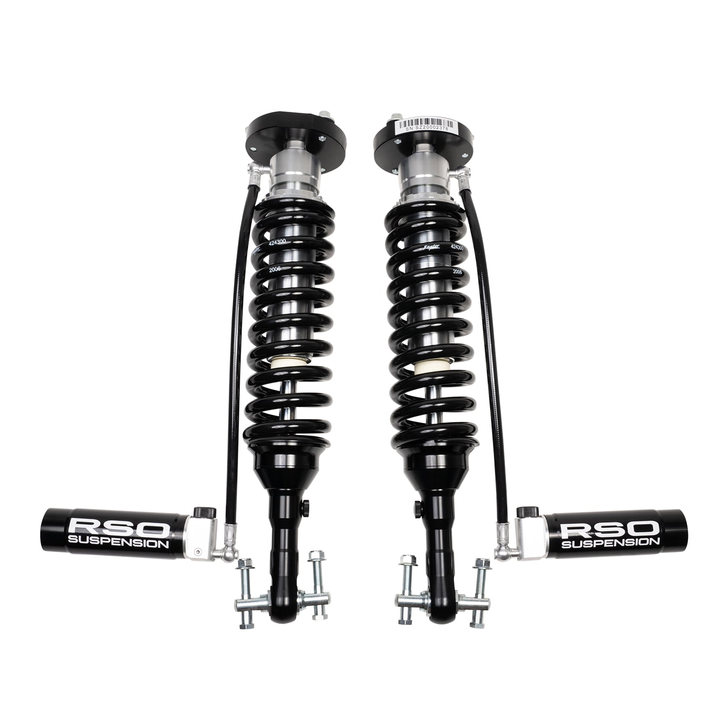 RSO Suspension Front 2.5 Coilover Shocks Adjustable Compression and ...