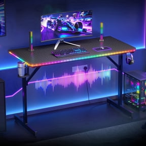 Shop Gaming Desks with RGB Lights and Power Outlets for Your Setup