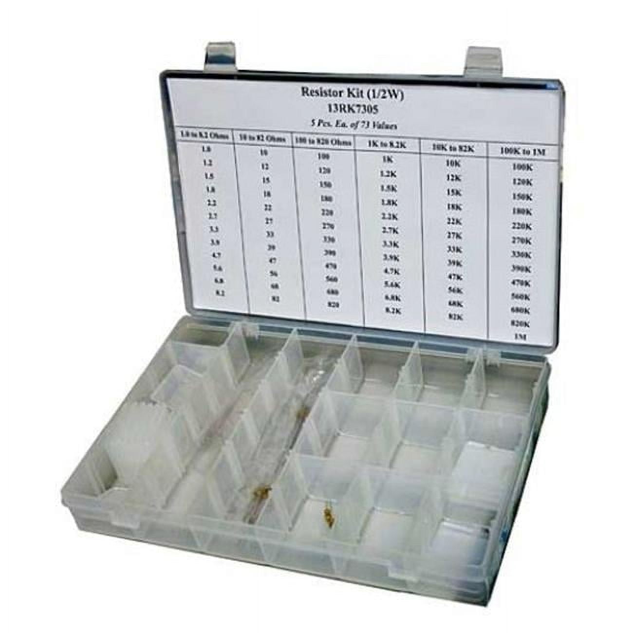 RSR ELECTRONICS RK7305 10.75''L x 7.375''W x 1.75''H Resistor Kit ...
