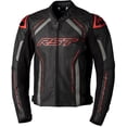 RST S-1 CE Mens Leather Motorcycle Jacket Black/Red 50 EUR - Walmart.com