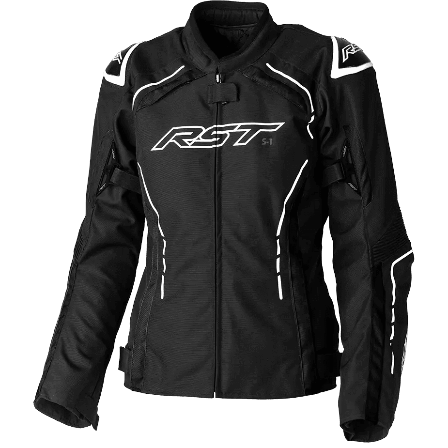 RST S-1 CE Womens Textile Motorcycle Jacket Black/White XXL - Walmart.com