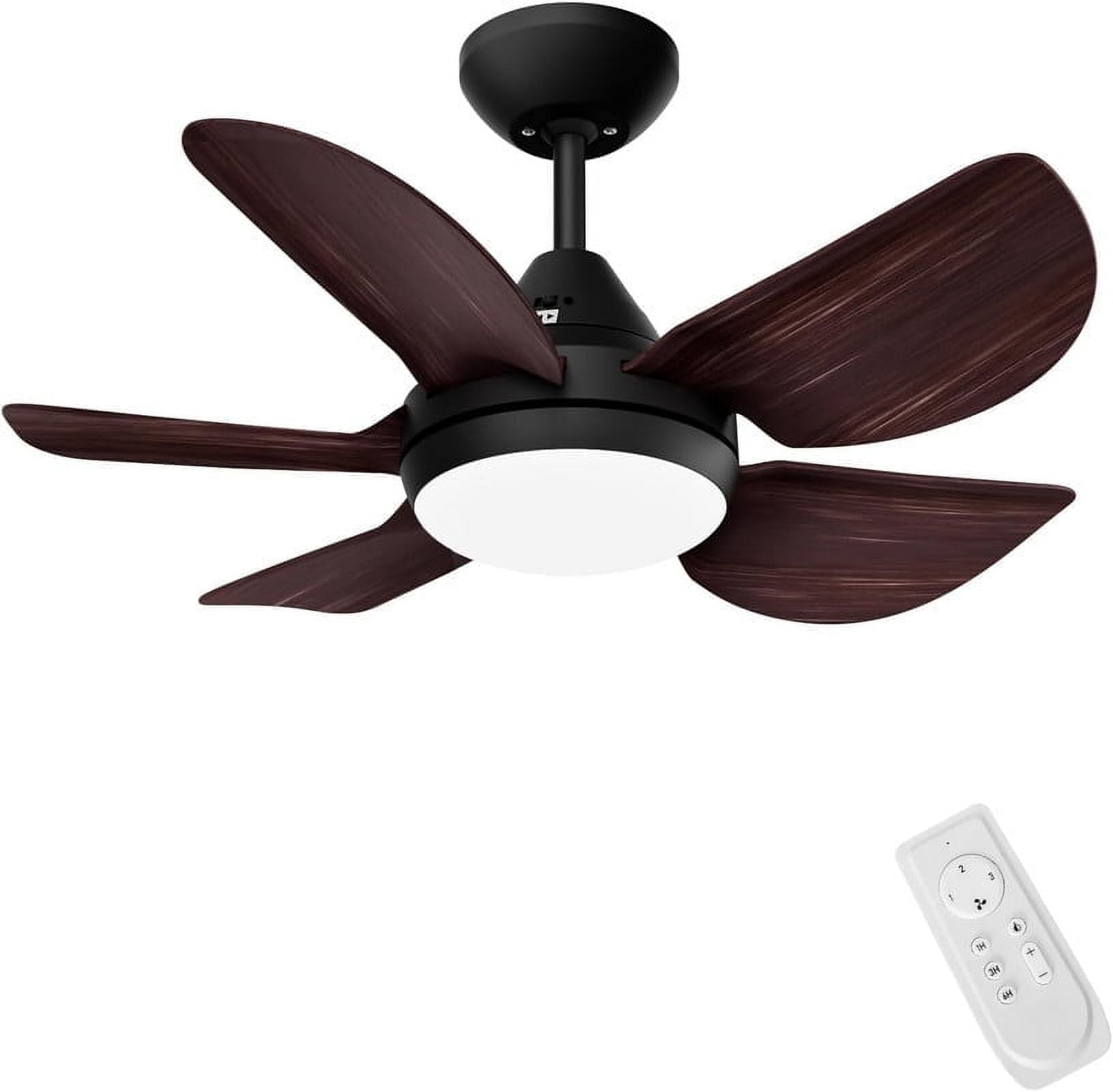 RSTH Ceiling Fans with Lights, Quiet Ceiling Fan Large Airflow Remote ...