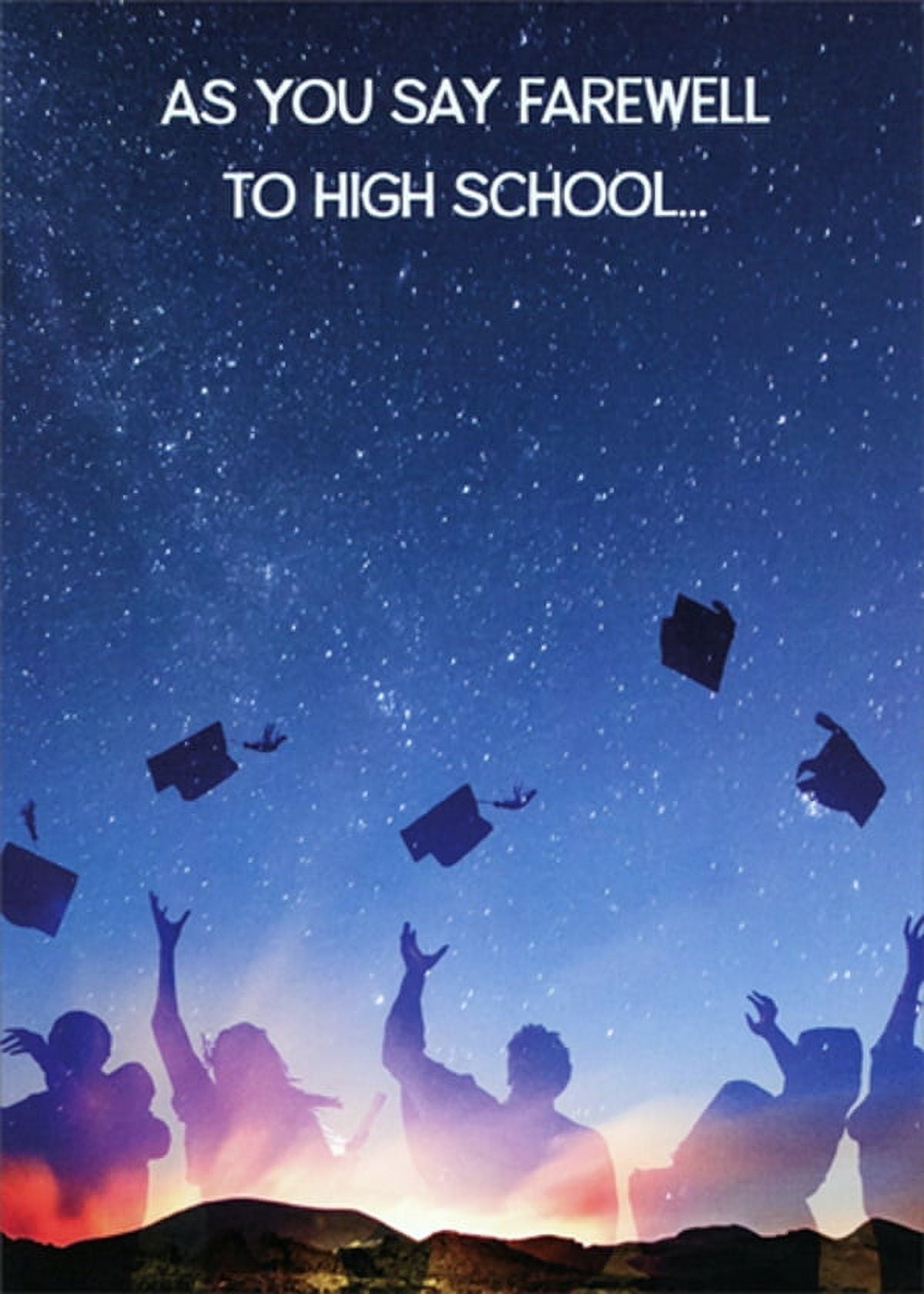 RSVP Farewell to High School : Silhouettes Throwing Caps High School ...