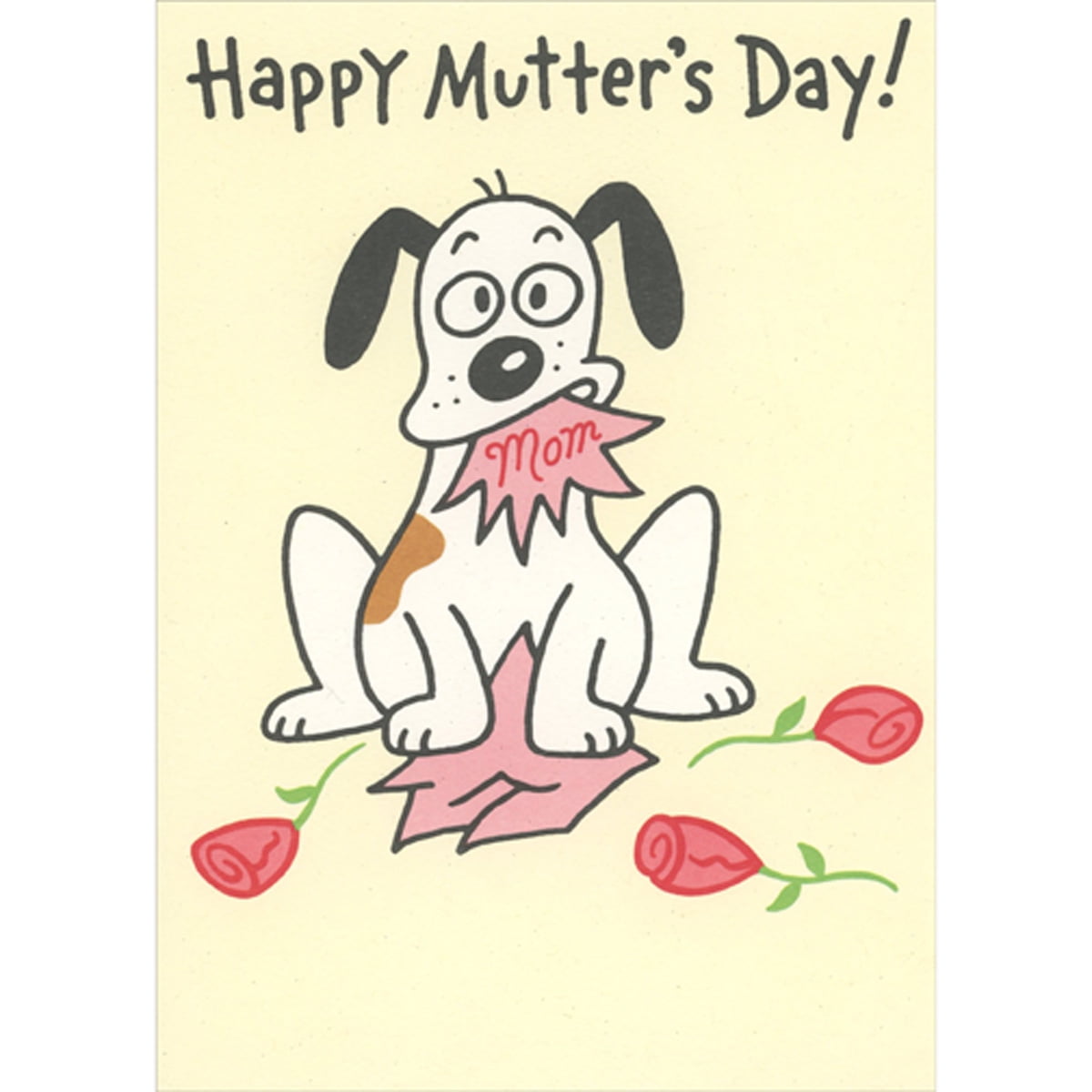 RSVP 'Happy Mutter's Day' Humorous Dog Themed Mother's Day Card by Dick ...