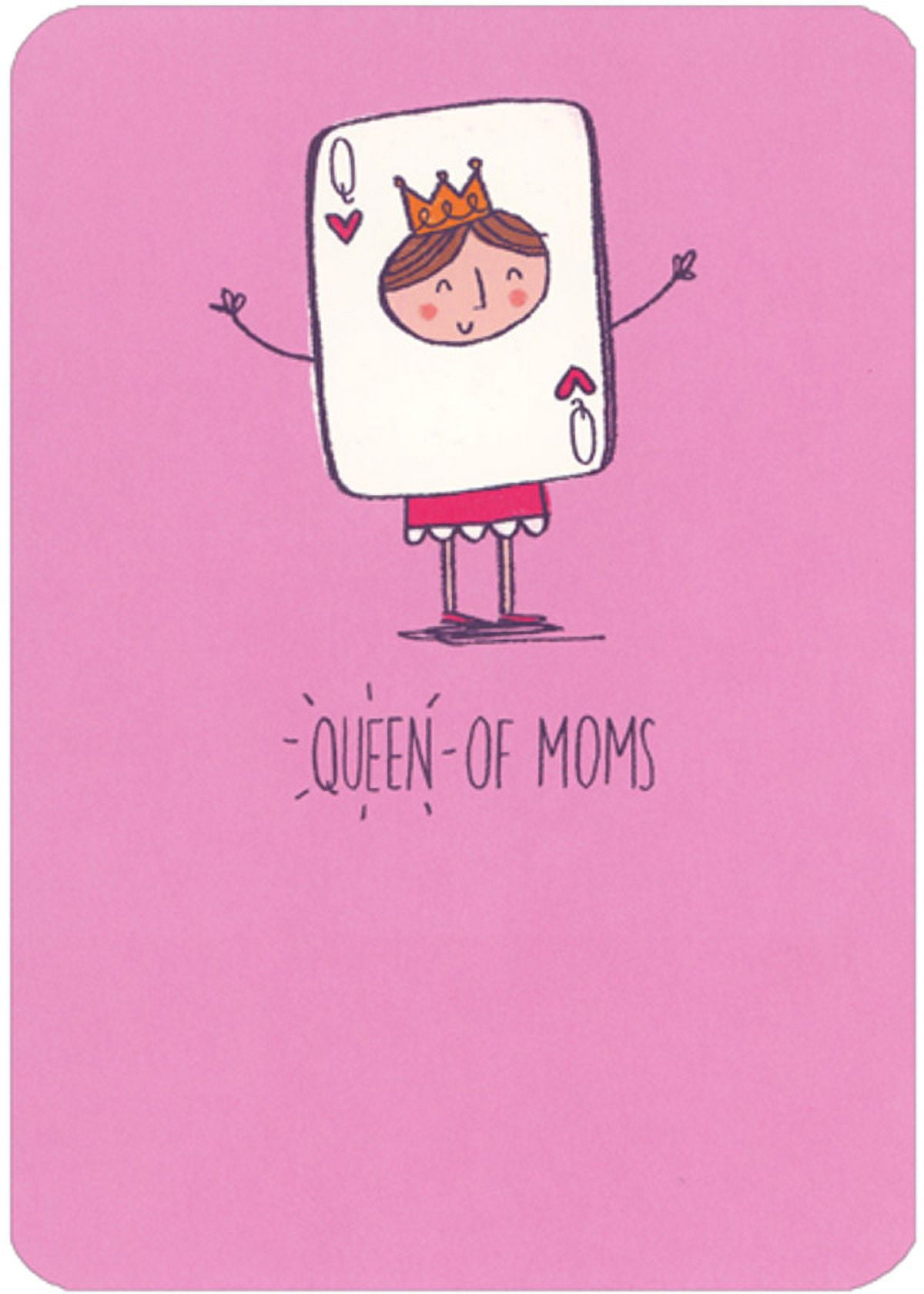 RSVP Queen of Moms Playing Card Humorous : Funny Mother's Day Card for ...