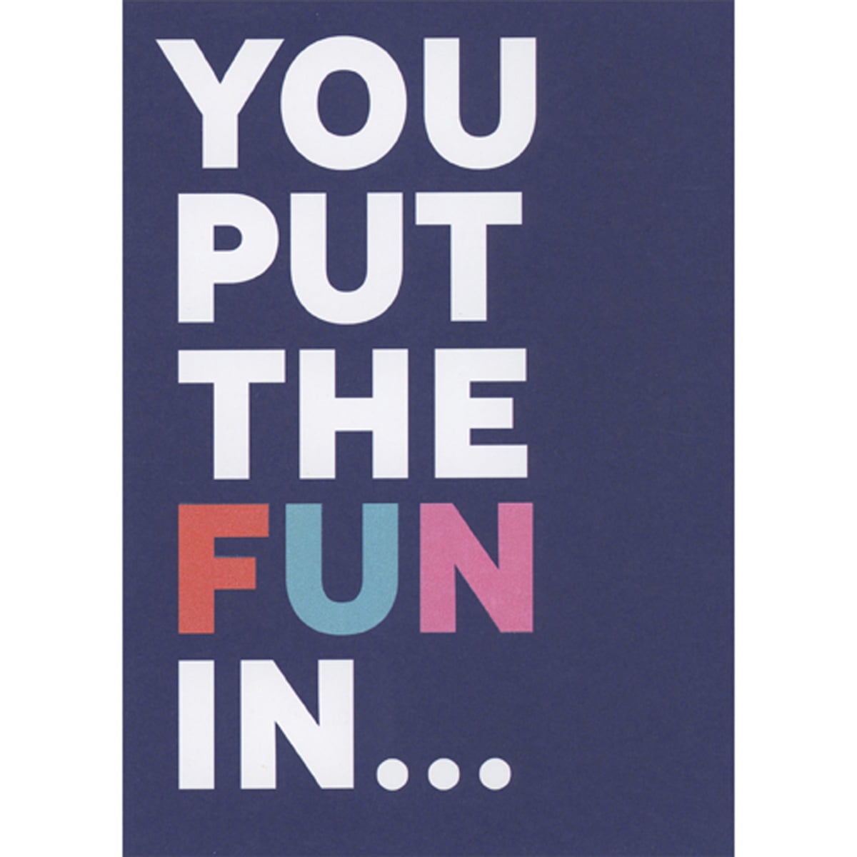 RSVP You Put the Fun in Functioning Adult Funny Birthday Card - Walmart.com