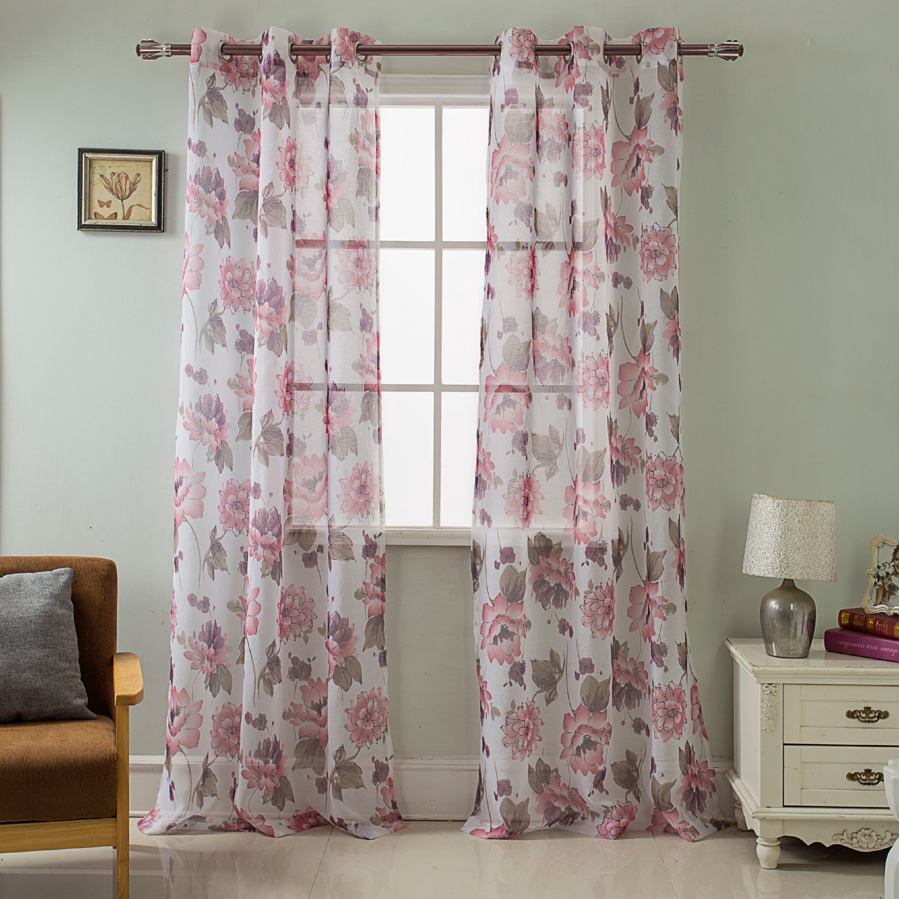RT Designers Collection Milan Grommet Curtain Panel Pair - Walmart.com