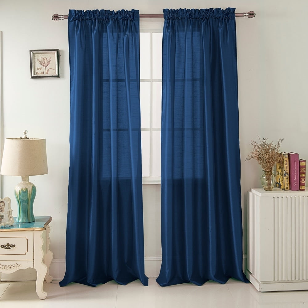 RT Designers Collection Nikki Premium Rod Pocket Curtain Panel 54" x 90 ...